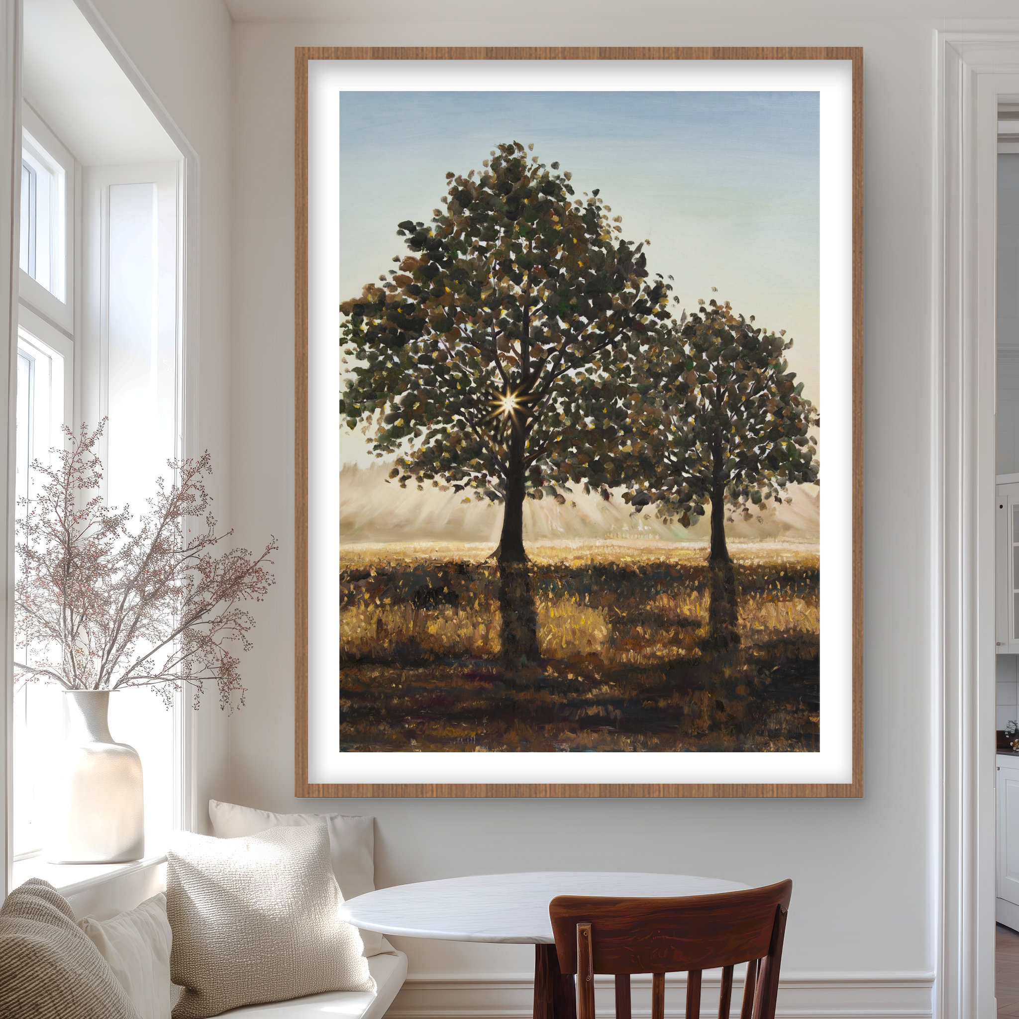 Lark Manor™ Trees in the Countryside - Landscapes Trees Framed Print ...