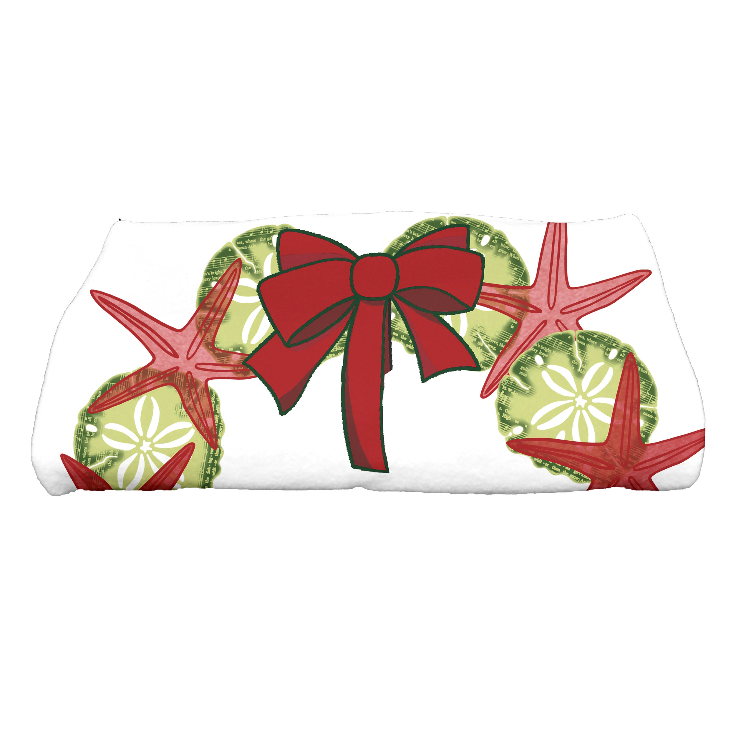 Highland Dunes SS Wreath Bath Towel | Wayfair