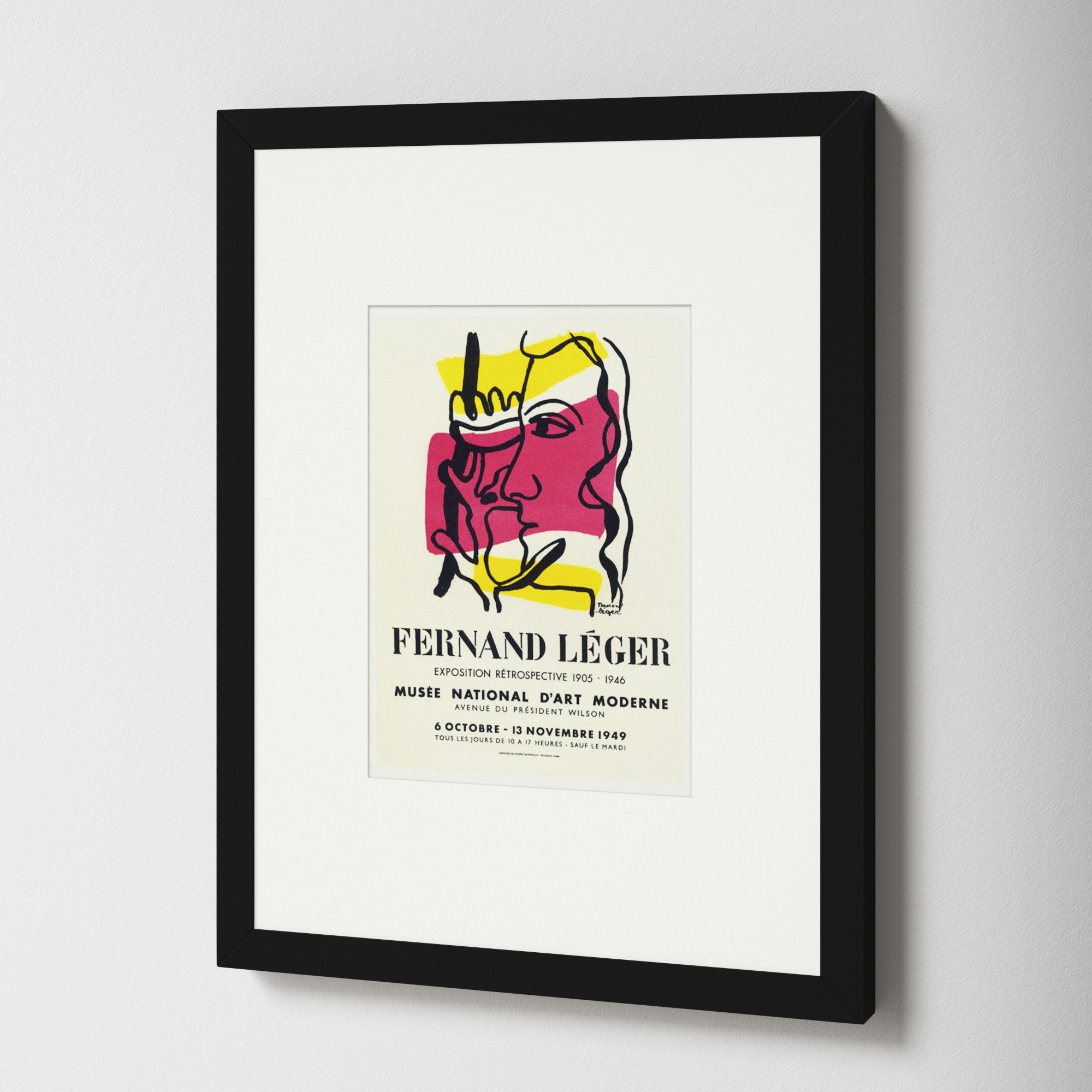 AllModern Veronica Musée Nationale D'Art Moderne Paris 1949 Framed On Paper by Fernand Leger ...