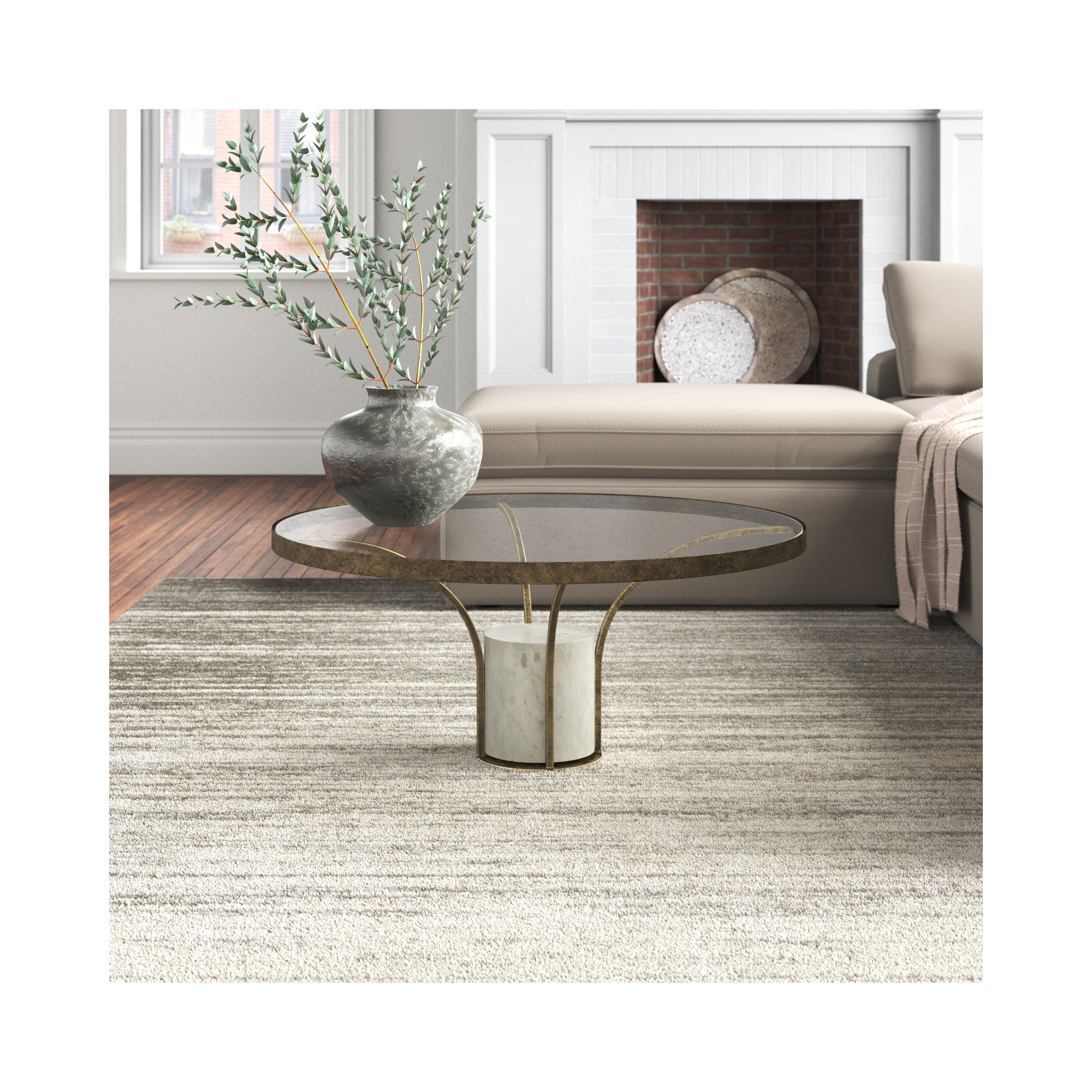 Joss & Main Dauphin Pedestal Coffee Table | Joss & Main