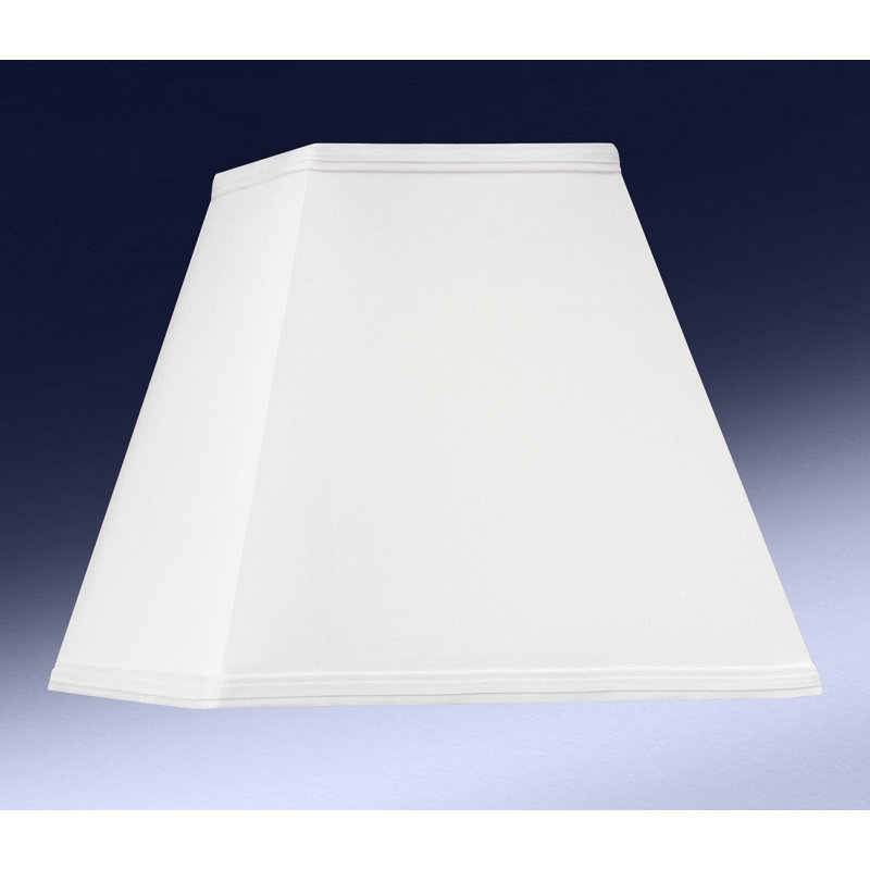 Medallion Lighting 8.5" H x 10" W Linen Square Lamp Shade ( Spider ...