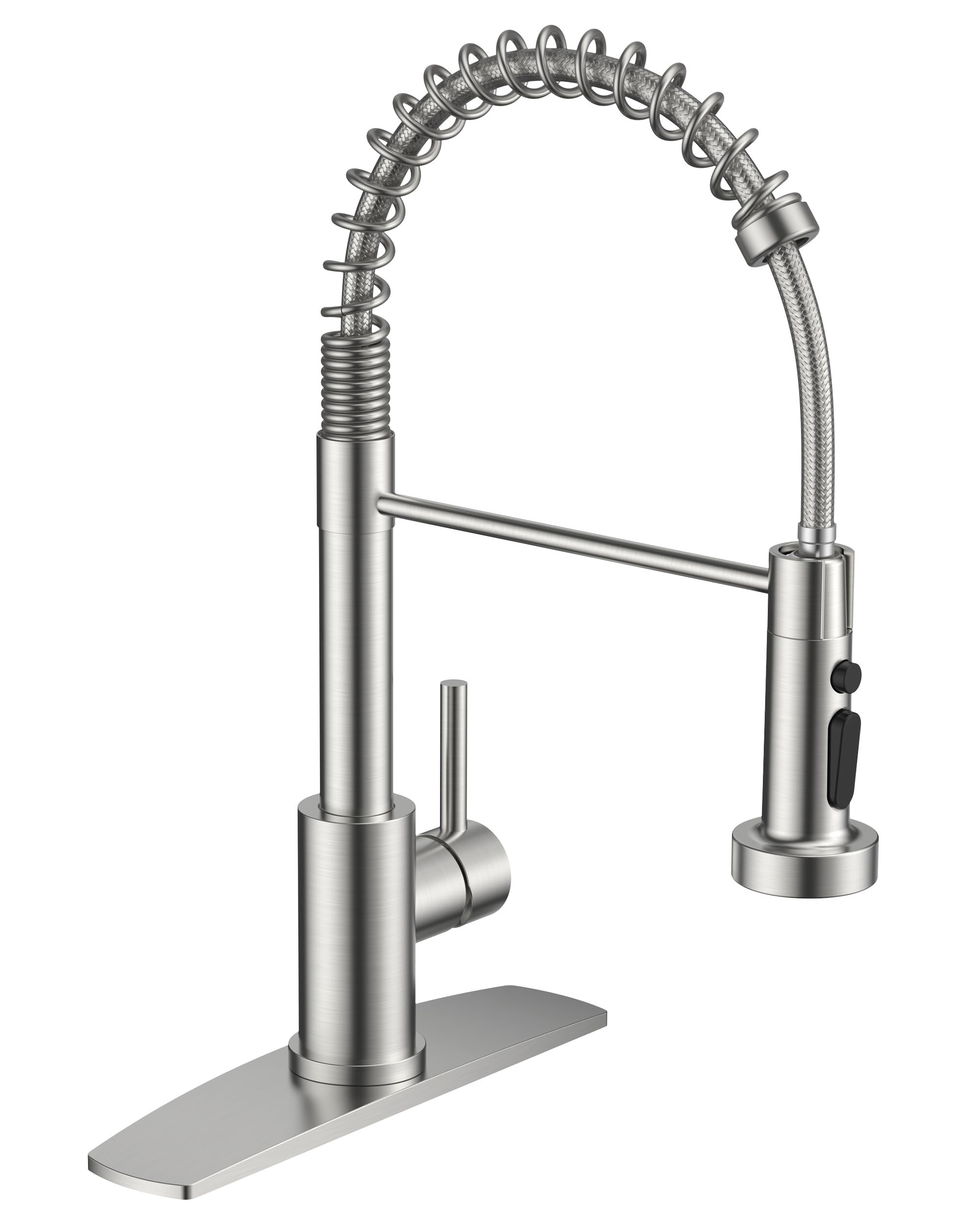HANGZHOUQIHUI Kitchen Faucets With Sprayer, Stainless Steel Bar Sink ...