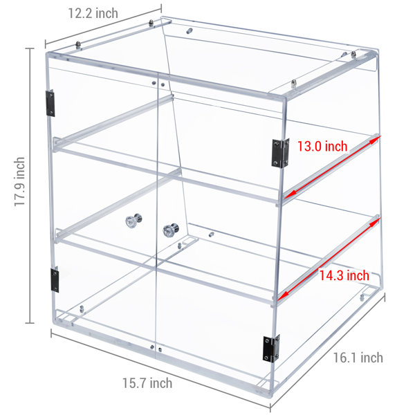 MyGift 3-Tier Acrylic Bakery Retail Display | Wayfair