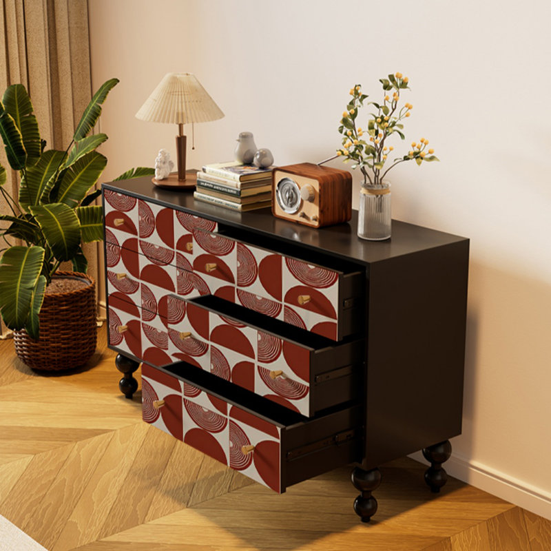 Dream cabinet Modern Simple Living Room Entrance Cabinet Solid Wood ...