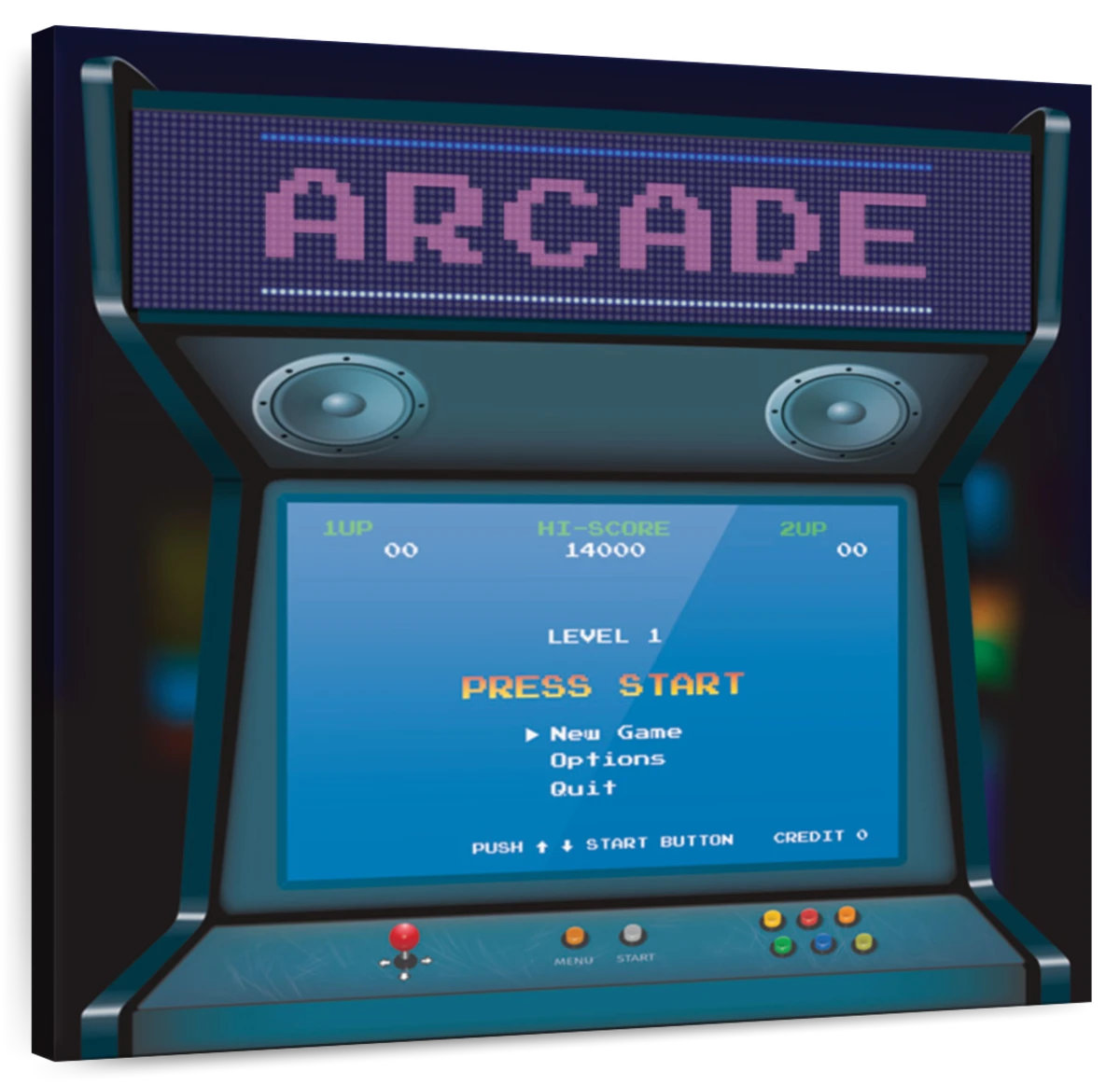 Ebern Designs Senne Arcade Screen | Wayfair