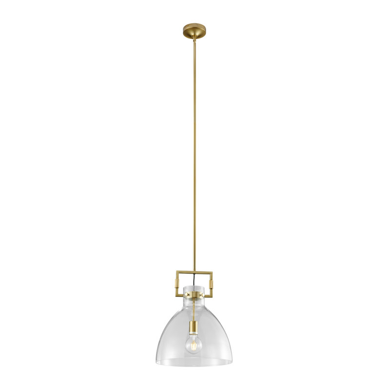 Mercer41 Pualani 1 - Light Gold Simple Pendant | Wayfair