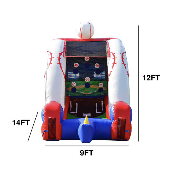 JumpOrange Baseball Target Game Inflatable for Kids and Adults (with ...