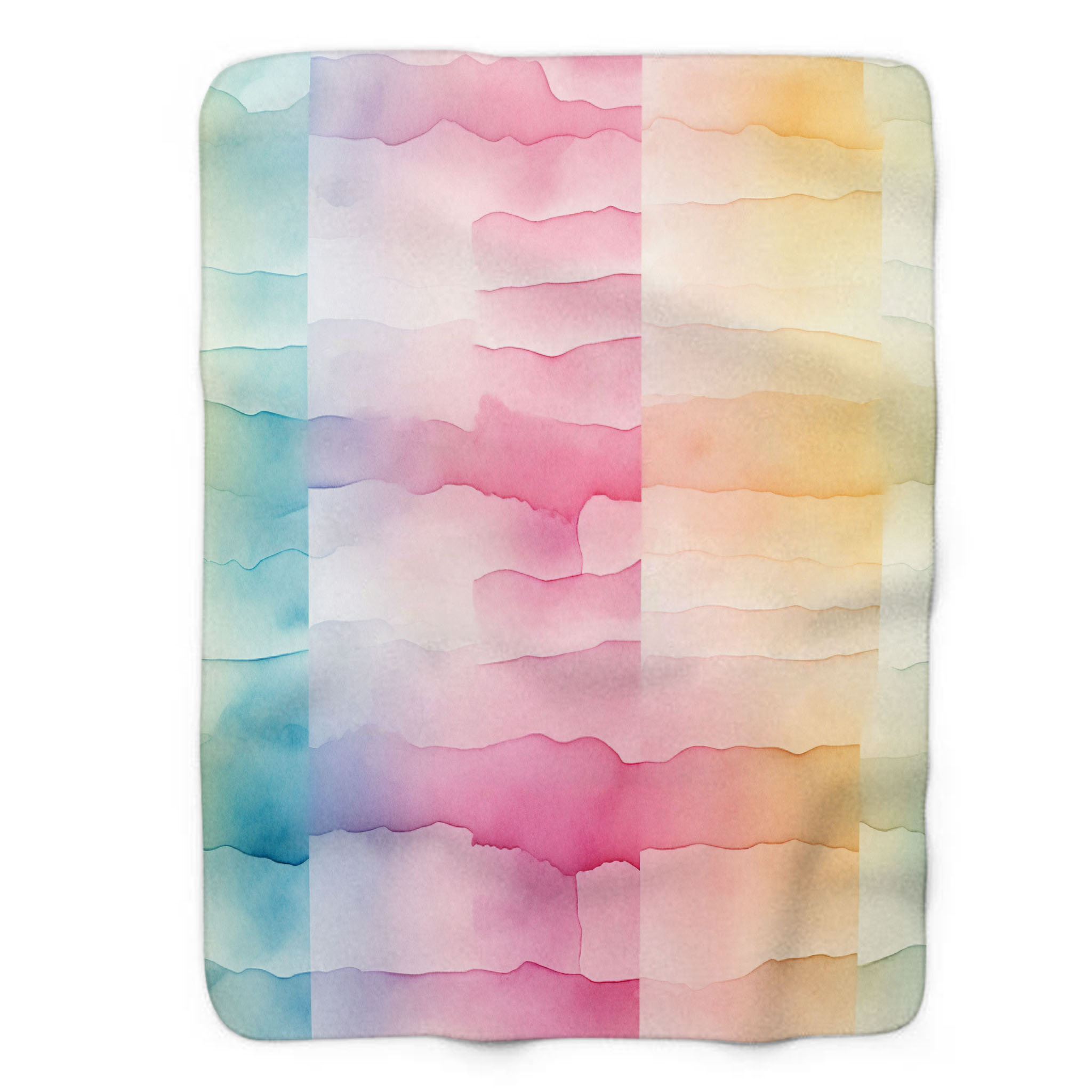 MentionedYou Soft Transition Hues - 1 Piece Premium Sherpa Blanket ...