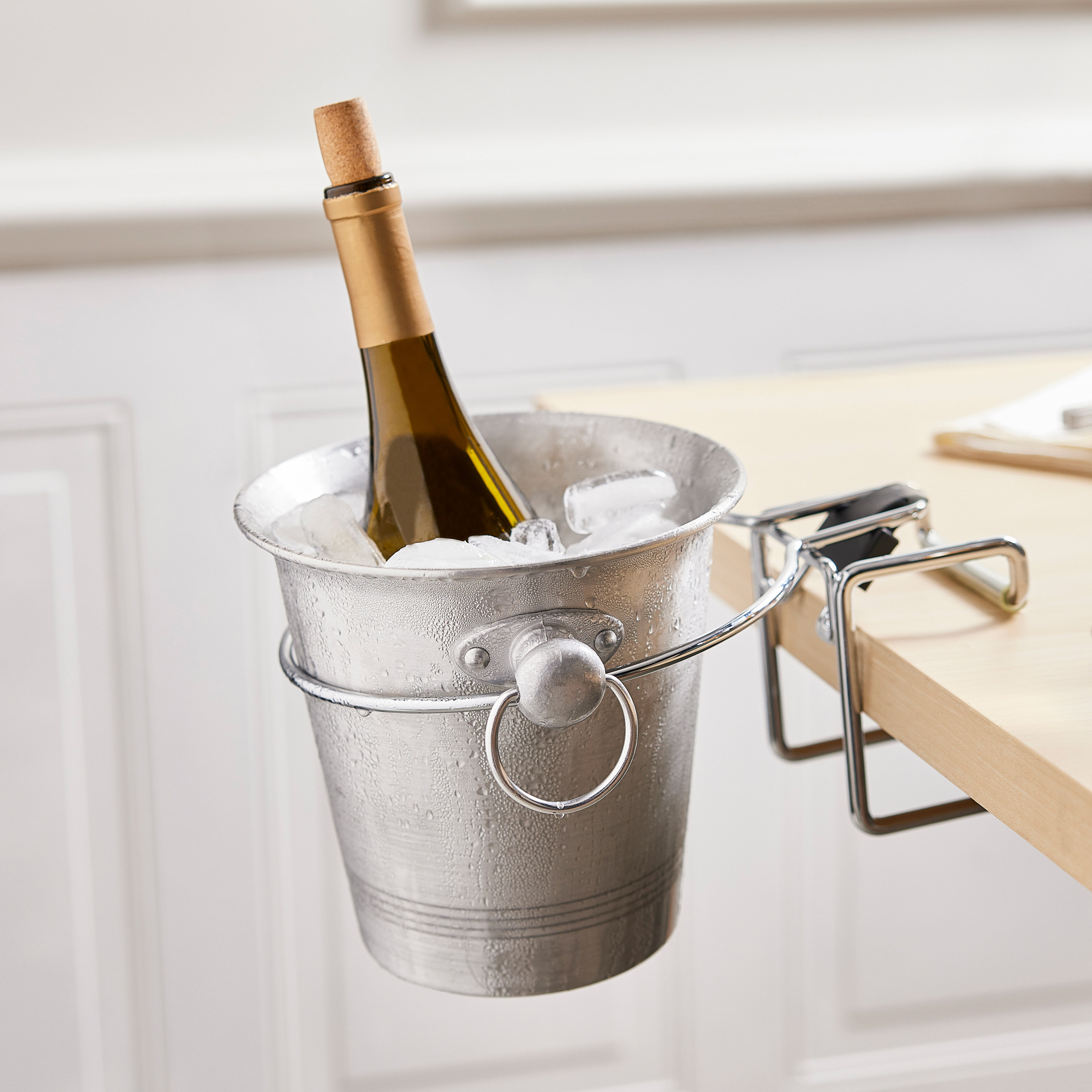 Wine Enthusiast Table-Mounted Wine Bottle Chiller | Wayfair