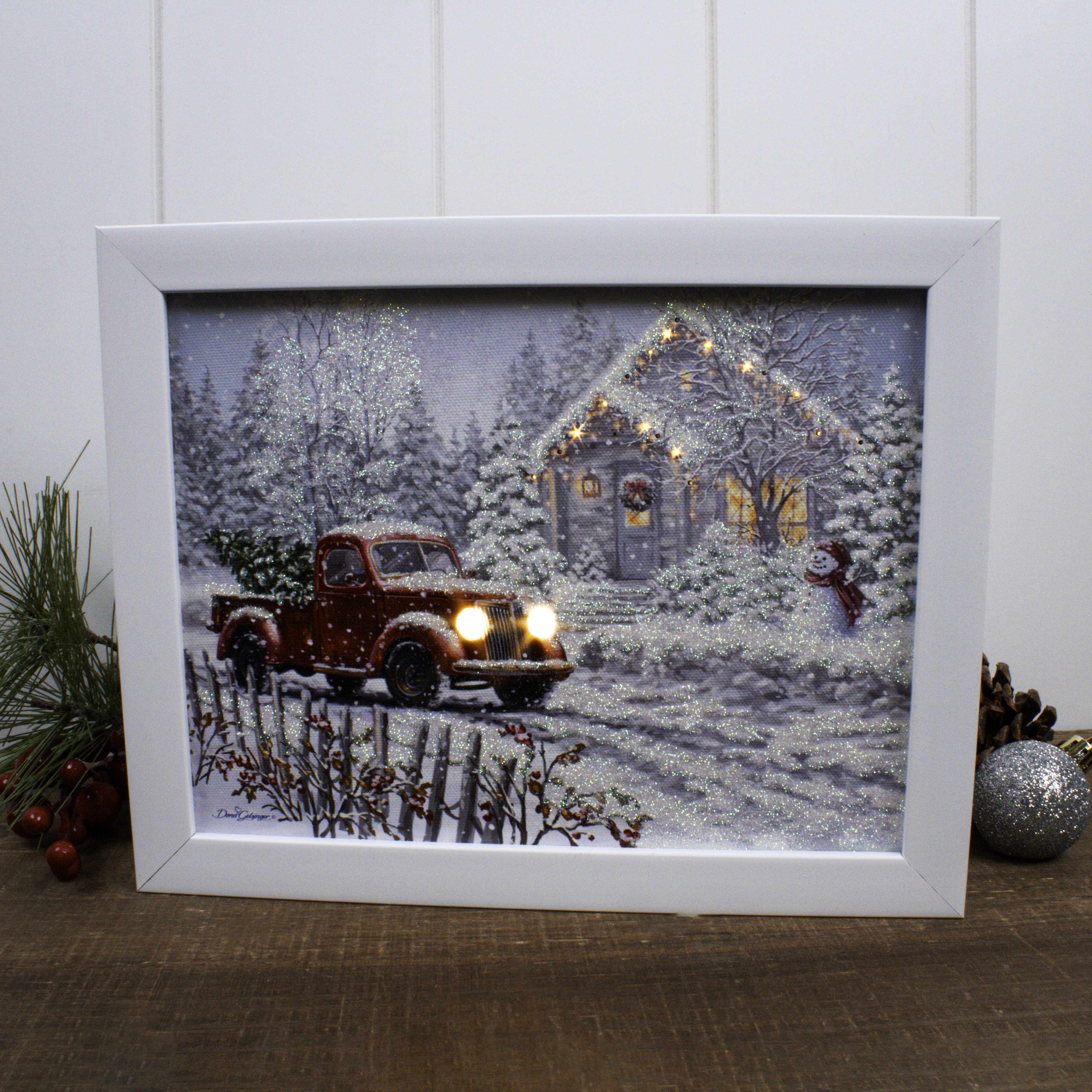 Glow Decor Special Delivery 8x10 Lighted Shadow Box | Wayfair