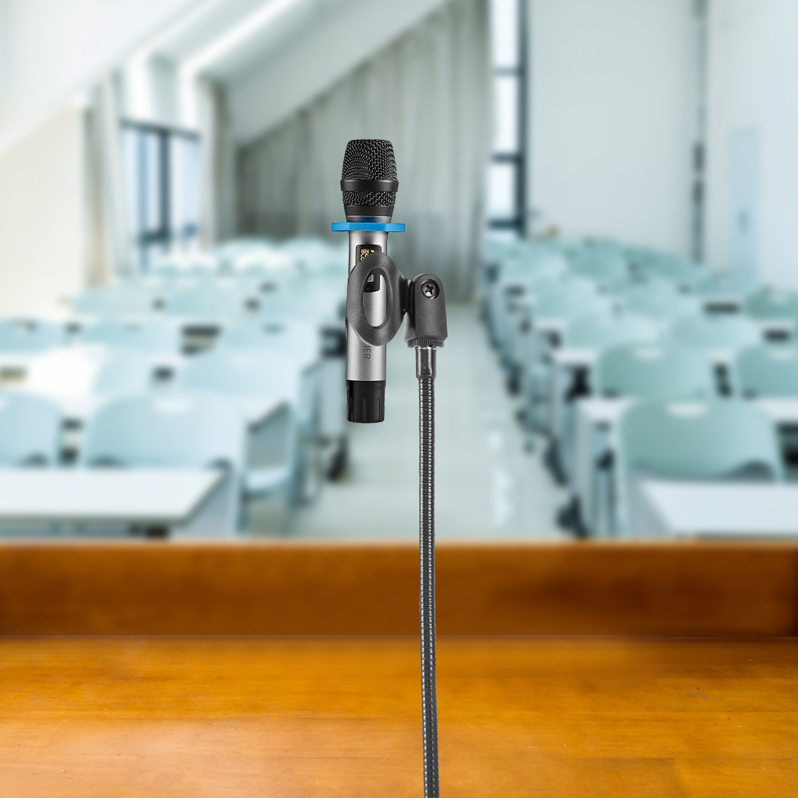 Winston Porter Flexible Gooseneck Microphone Stand Adjustable ...