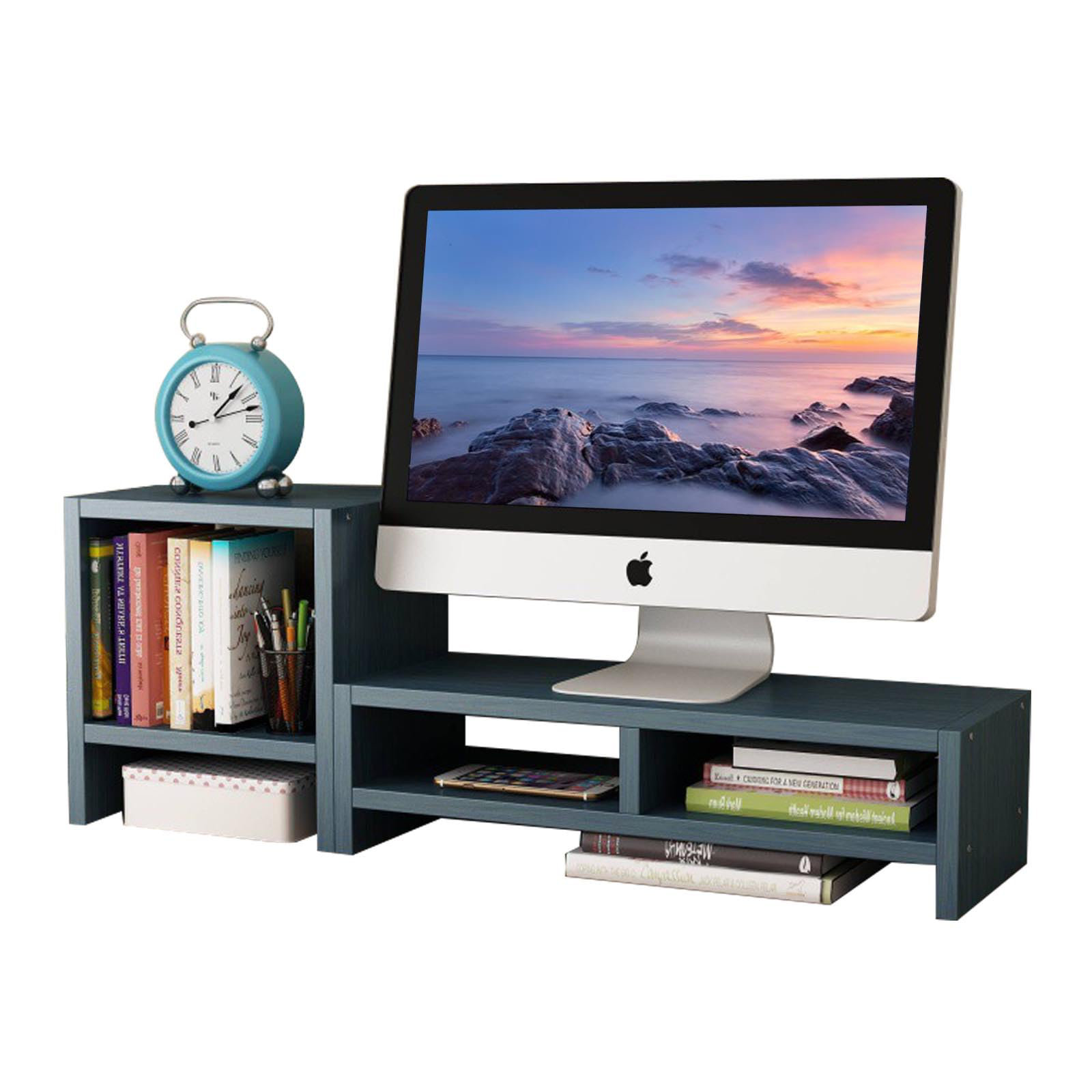 Hokku Designs Monitor Stand Riser, 2 Tiers Monitor Stand For Desk With ...