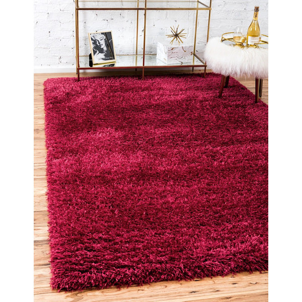 MarilynMonroe Machine Woven Performance Red Rug & Reviews | Wayfair