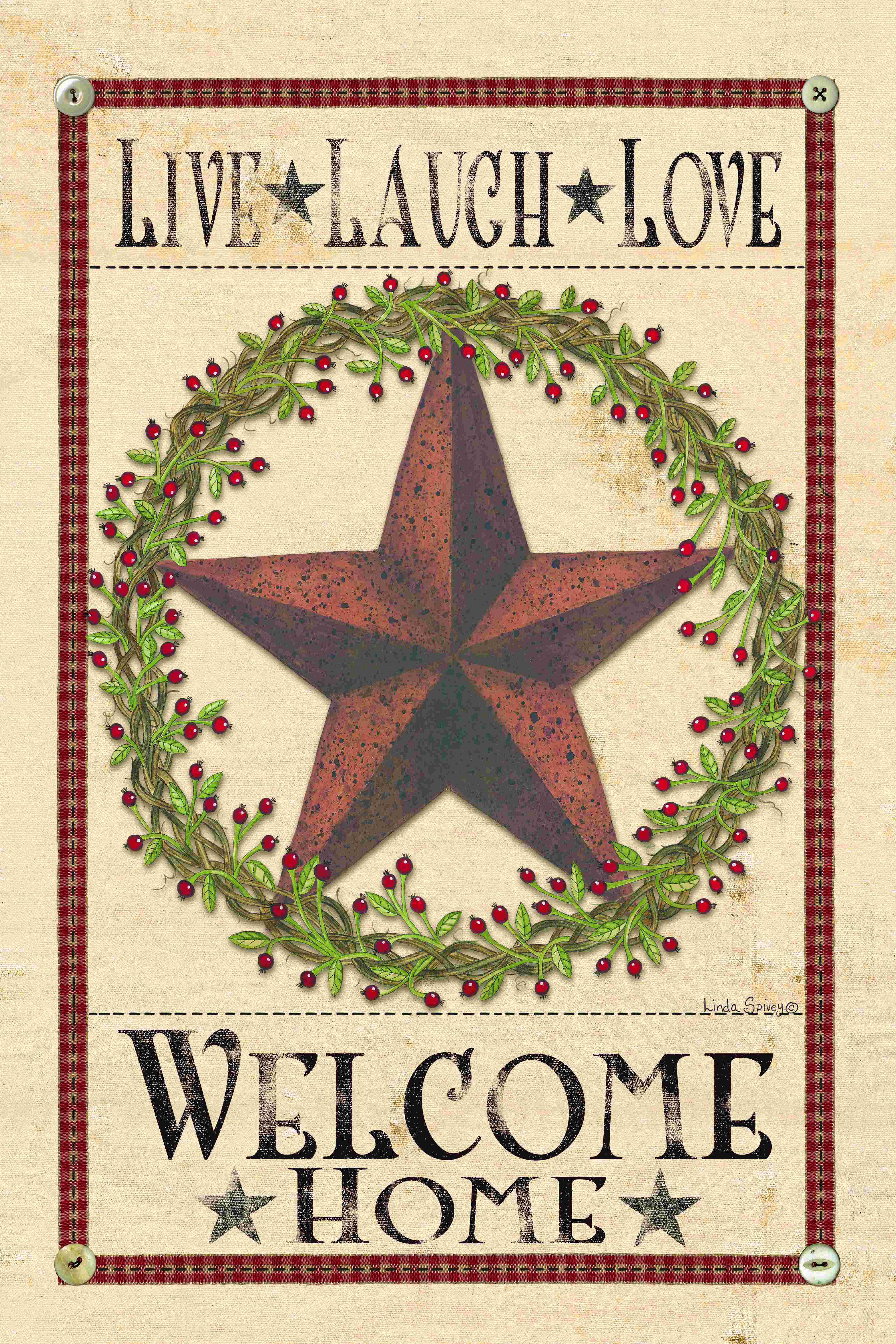 Union Rustic Welcome Home Barn Star - Textual Art | Wayfair
