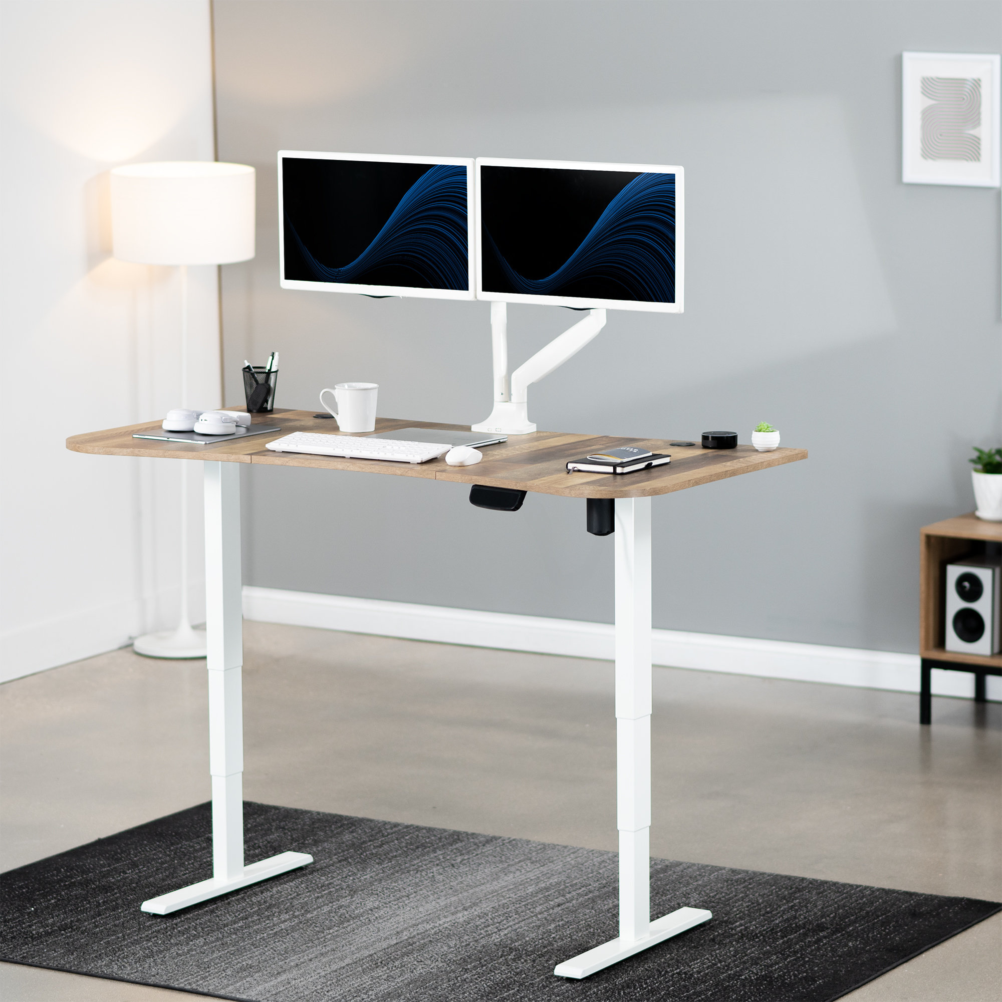 Vivo 63” X 32” Electric Height Adjustable Stand Up Desk - Wayfair Canada