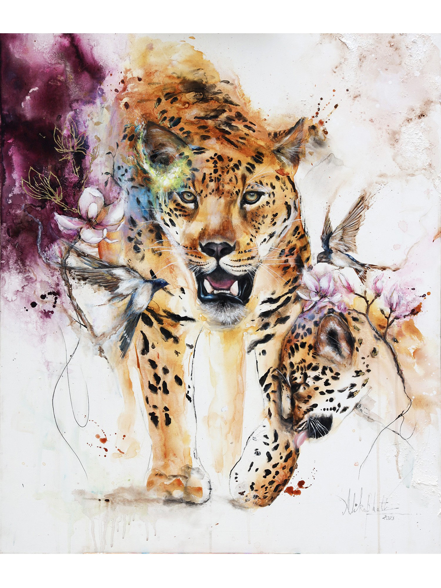 Exotic India The Roar | Painting By Alika Bhatt | For Wall Decor | Wayfair