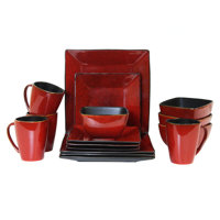 Red Square Dinnerware Sets | Up to 65% Off Until 11/20 | Wayfair | Wayfair
