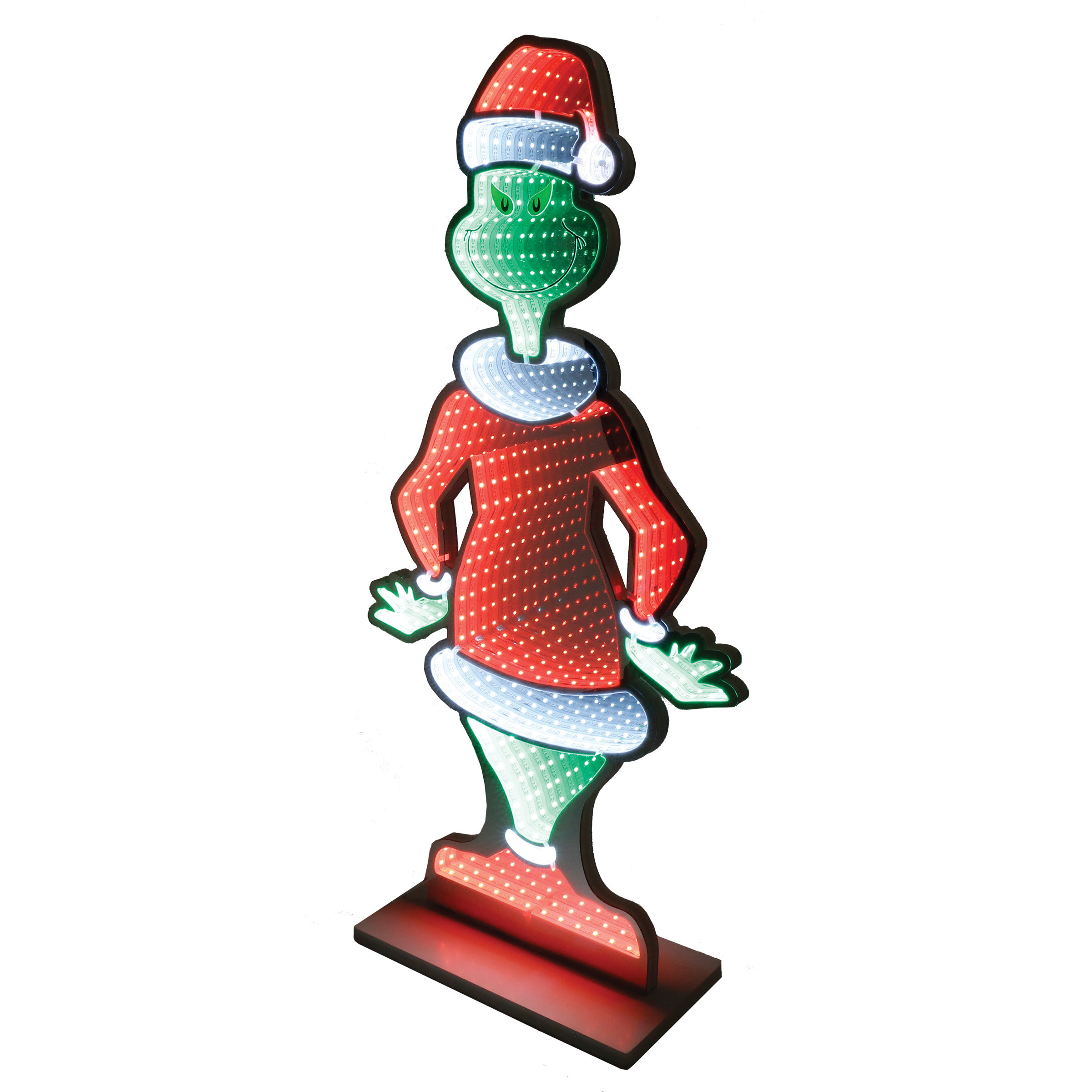Department 56 Dr. Seuss Grinch Standing Infinity Mirror Light Up ...