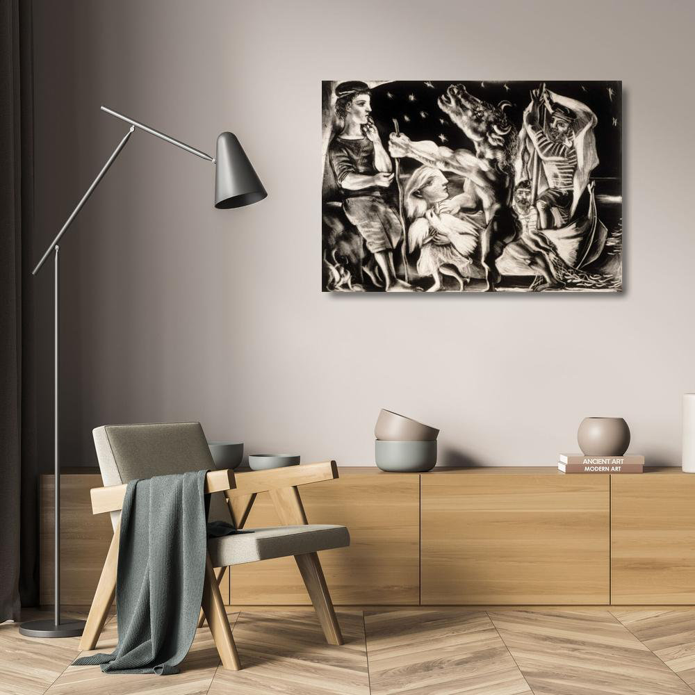 Lark Manor™ Blind Minotaur is guided by girl through the night | Wayfair