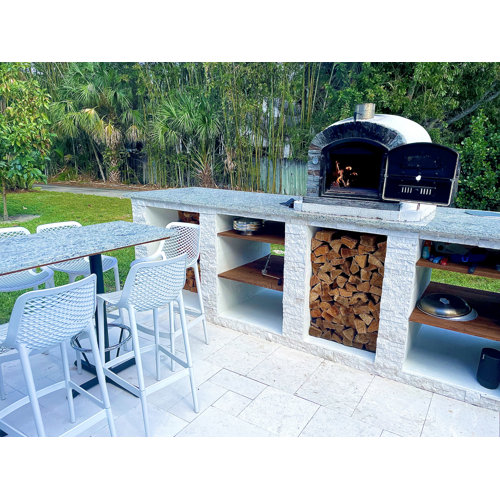 Authentic Pizza Ovens Ventura Stacked Stone Brick Pizza Oven | Wayfair