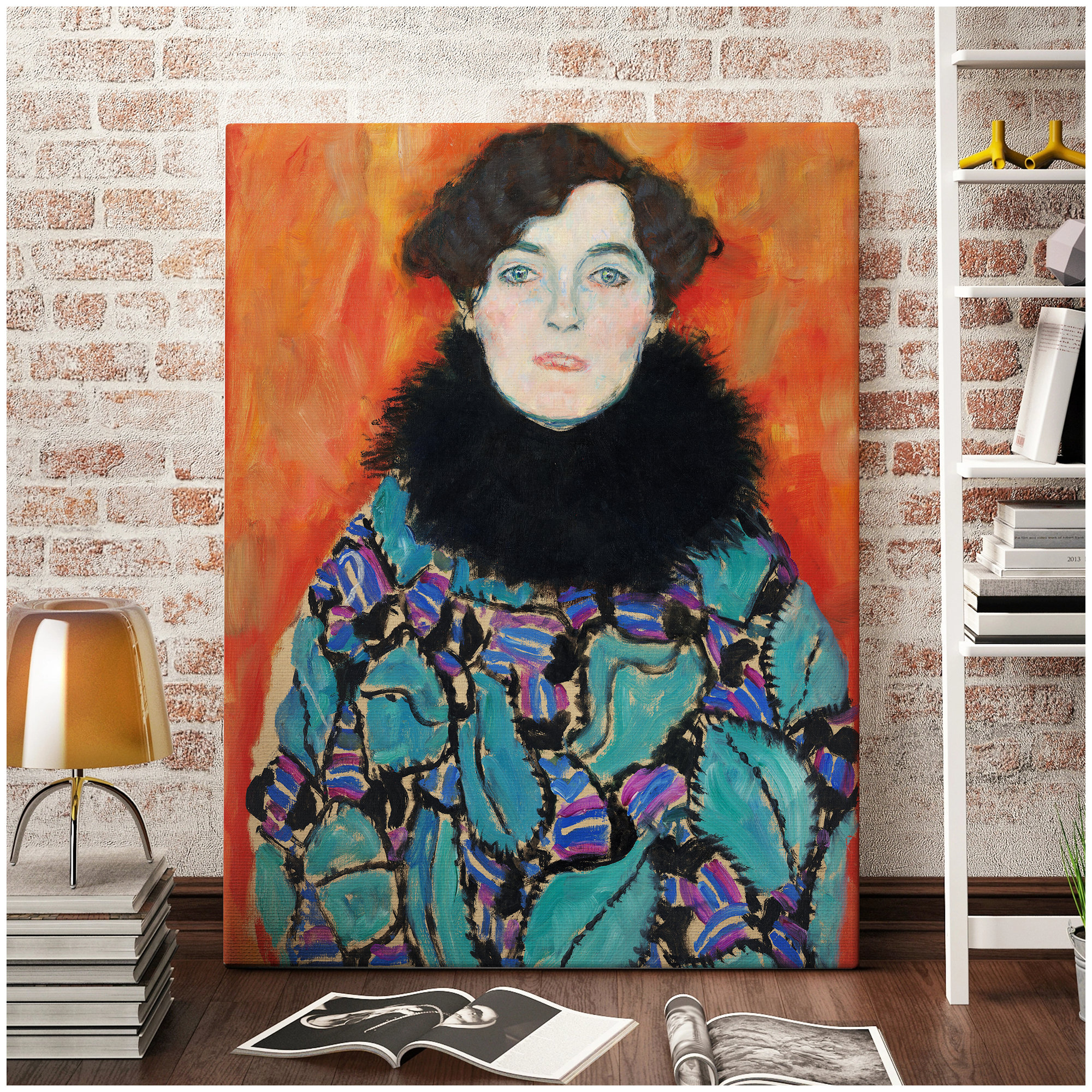 Vault W Artwork Sonja Knips by Gustav Klimt Size:1.5 Canvas Prints ...