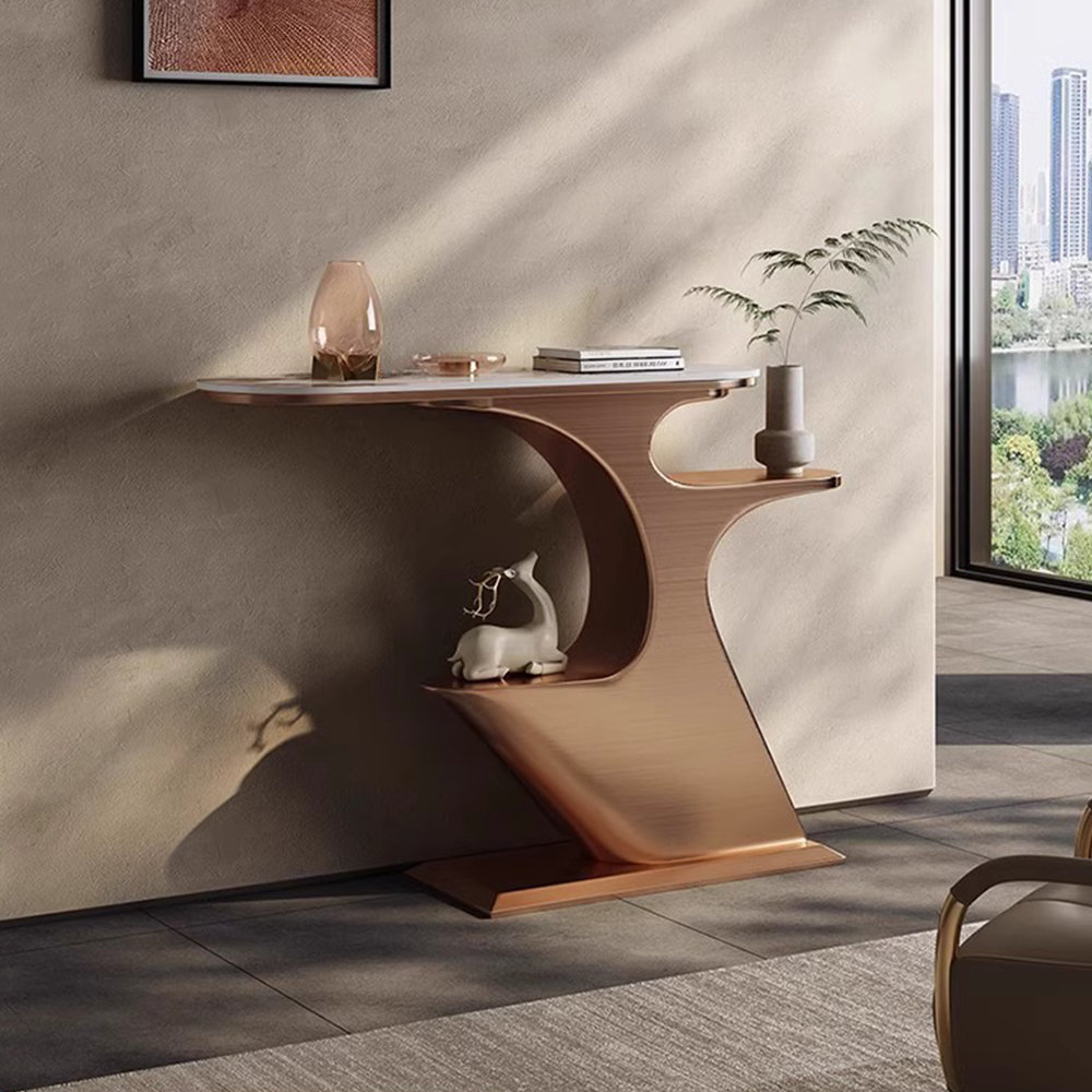 Everly Quinn Light luxury creative console table | Wayfair