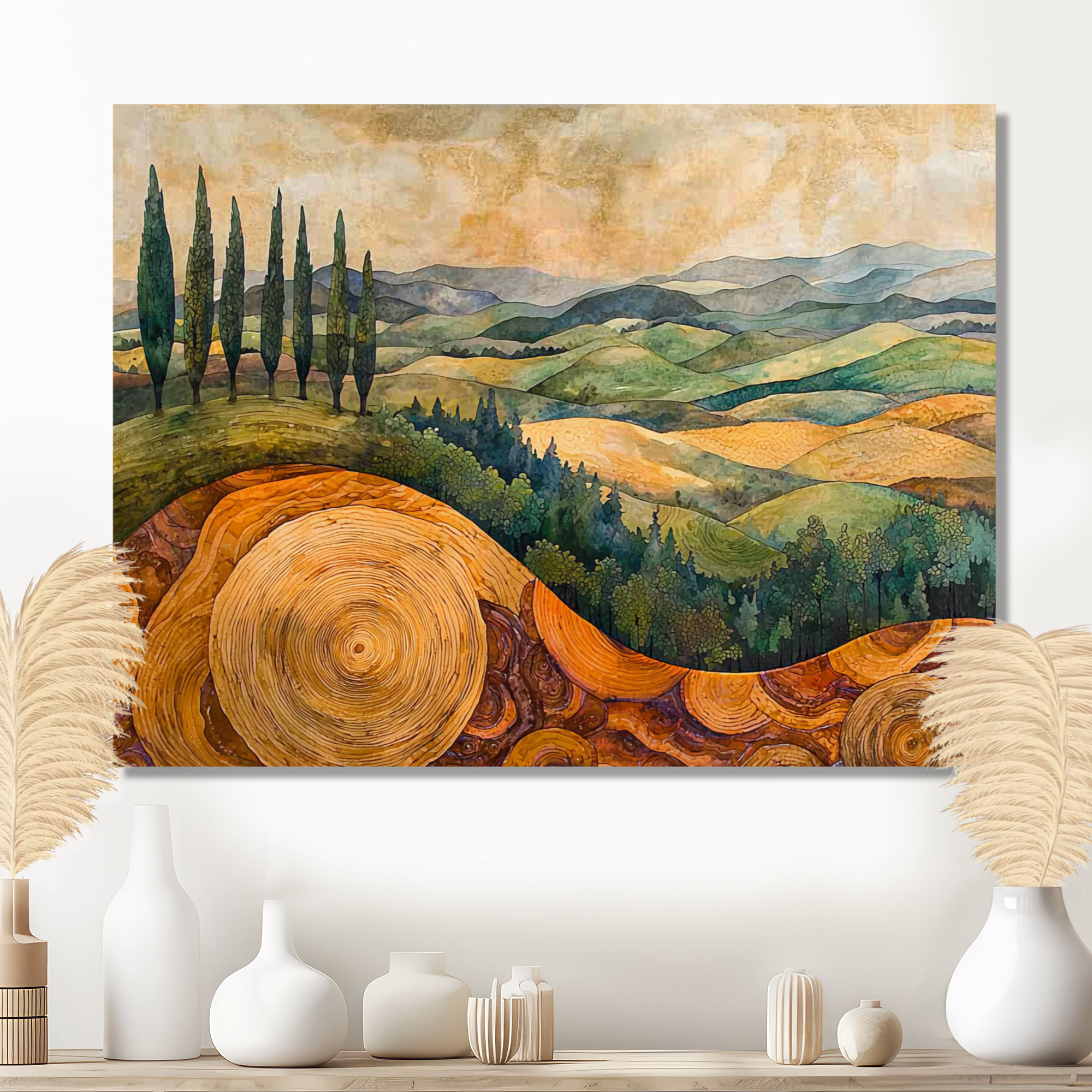 Millwood Pines Crumrine - Vineyard Wall Art | Wayfair