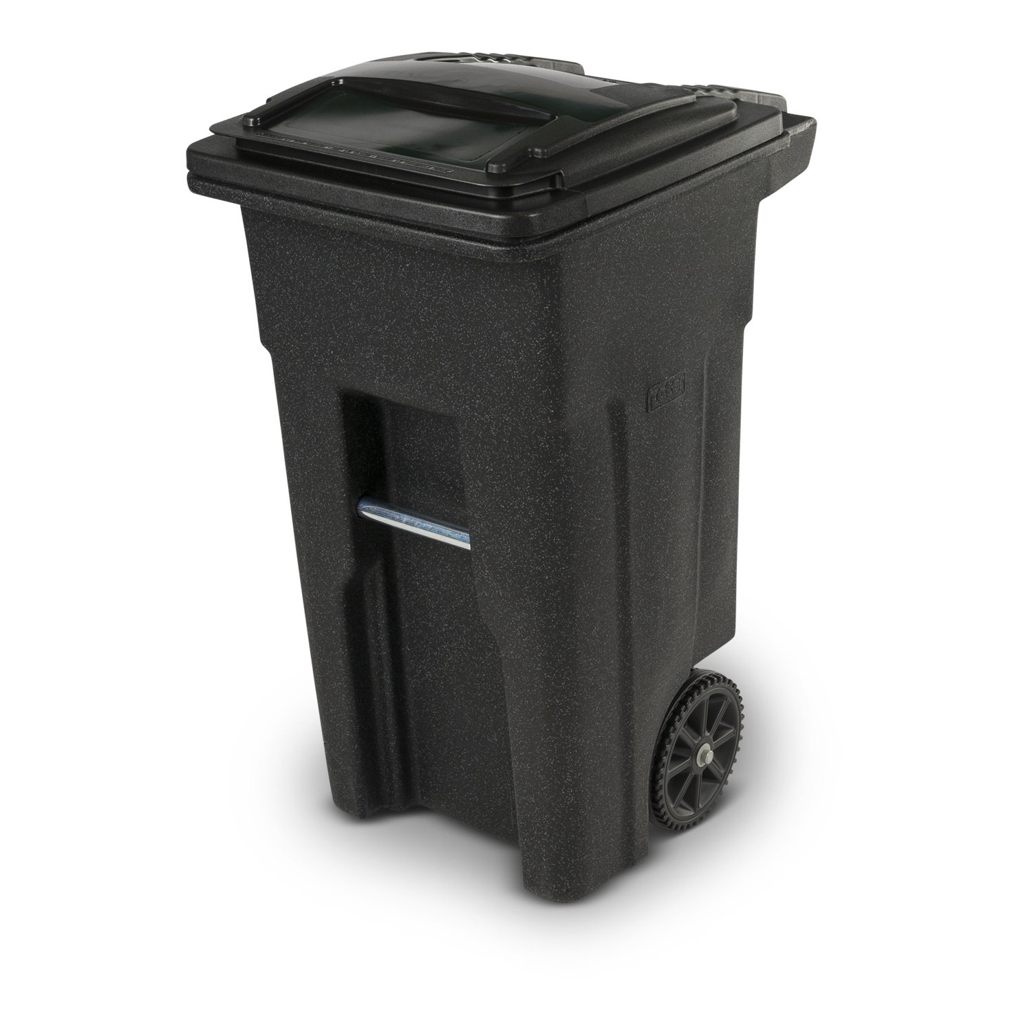 Toter Plastic 32 Gallon Manual Lift Curbside Trash & Recycling Bin ...