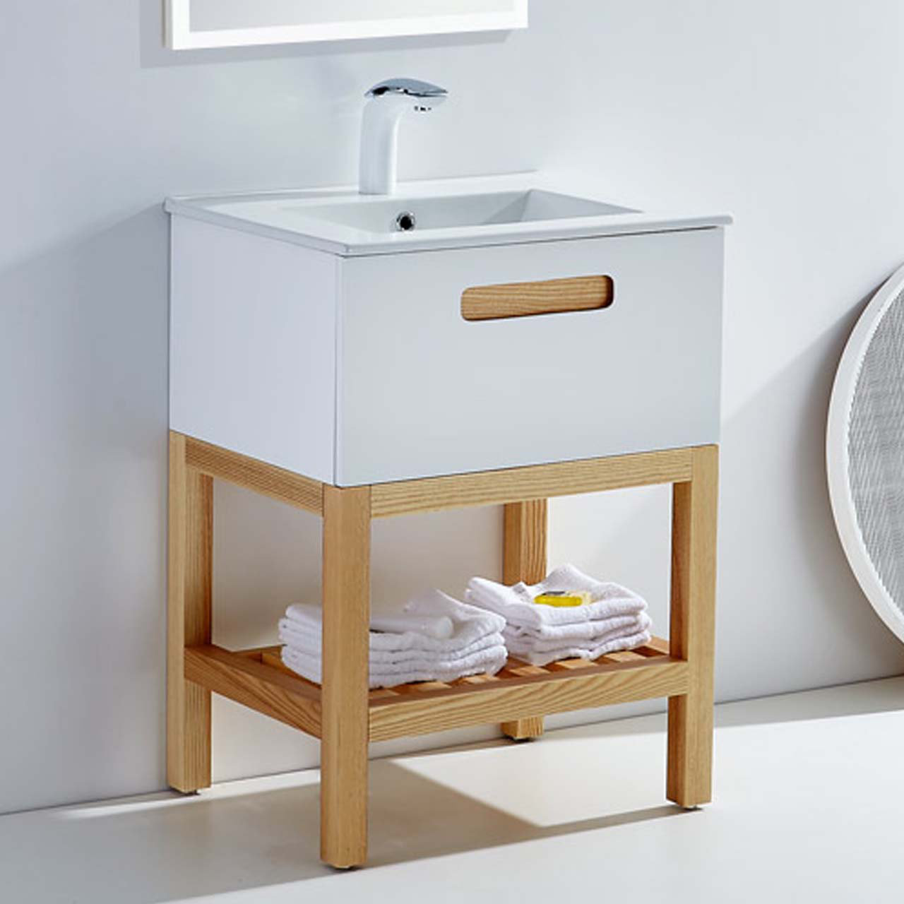 Highland Dunes Patchell 24" Single Bathroom Vanity Set | Wayfair
