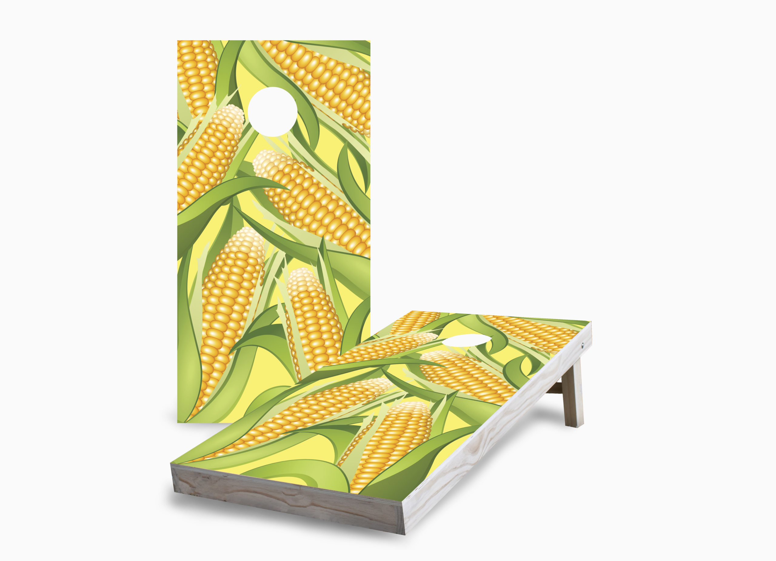 Skip's Garage Corn On The Cob Corn Hole Board Set | Wayfair