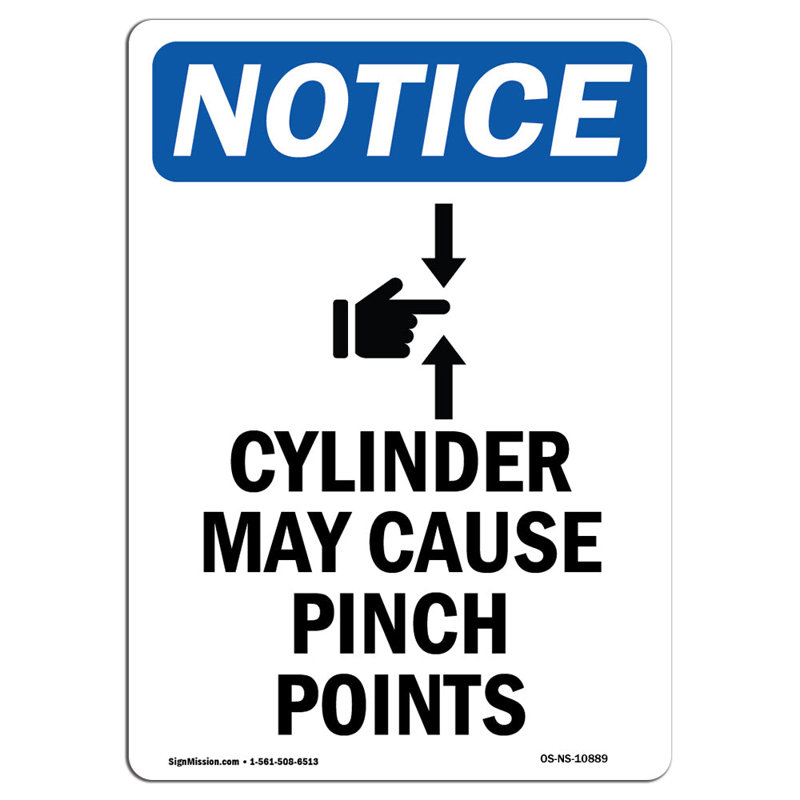 SignMission Cylinder May Cause Sign with Symbol | Wayfair