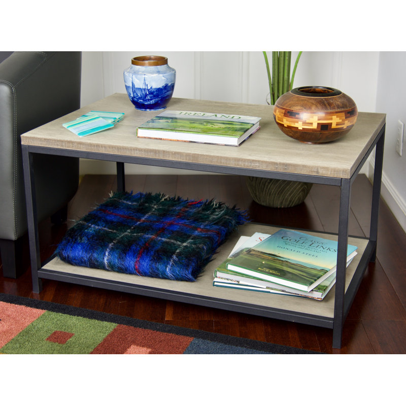Wade Logan® Anayanci Solid Wood Top Coffee Table & Reviews | Wayfair