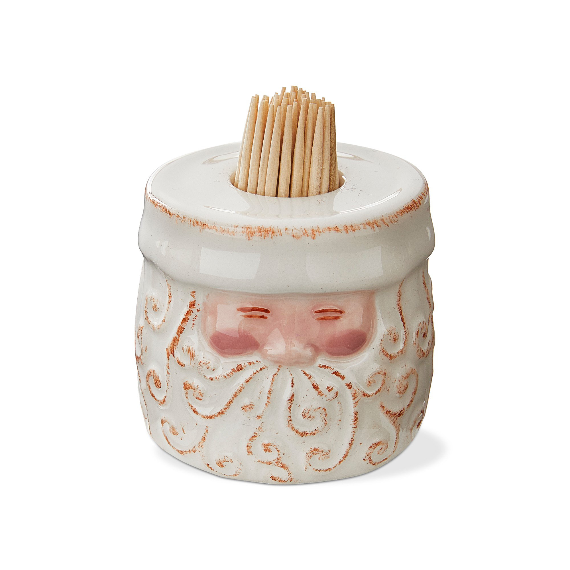The Holiday Aisle® Santa Toothpick Holder Set | Wayfair