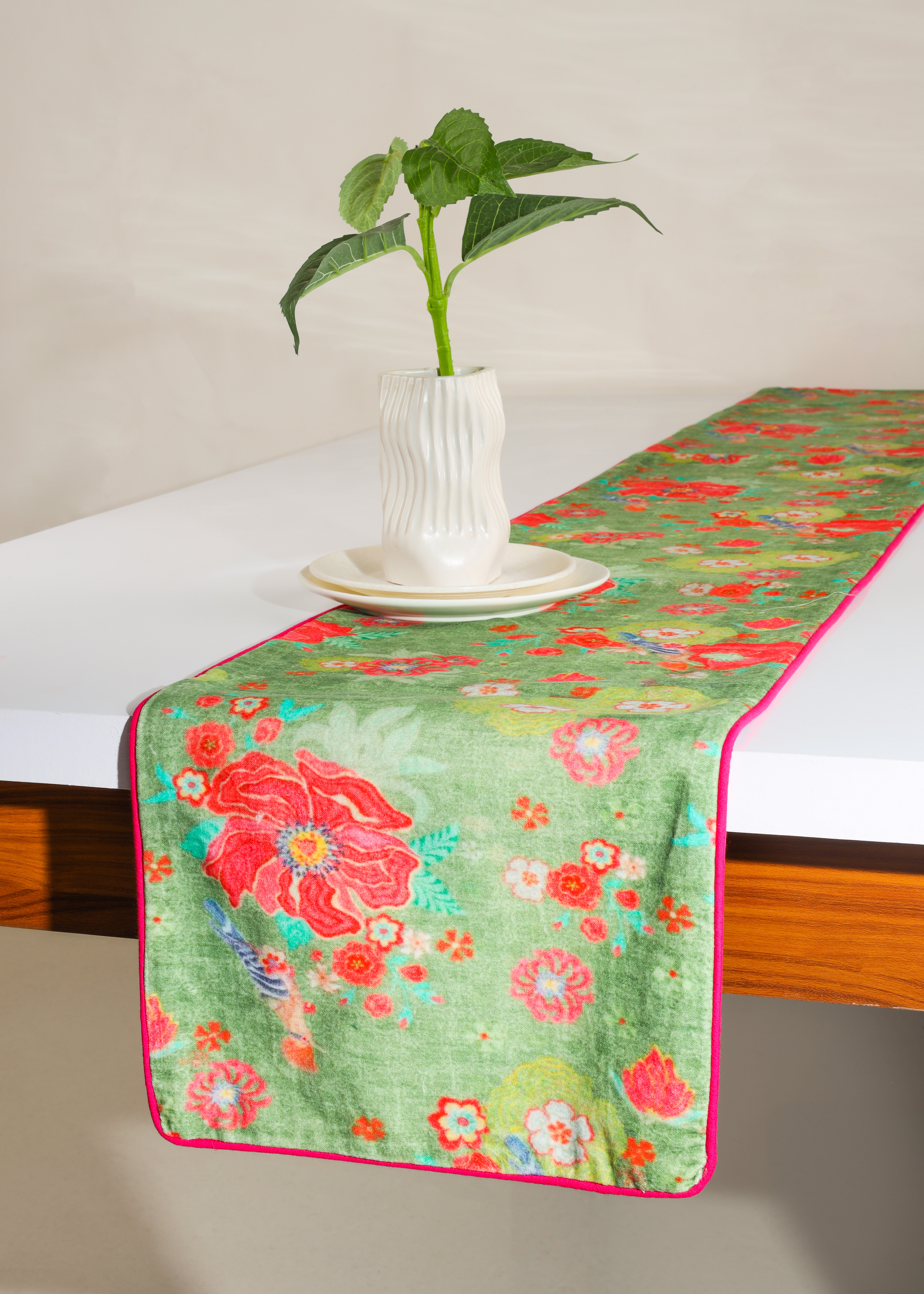 Rosdorf Park Emerald Enclave Velvet Tapestry | Wayfair