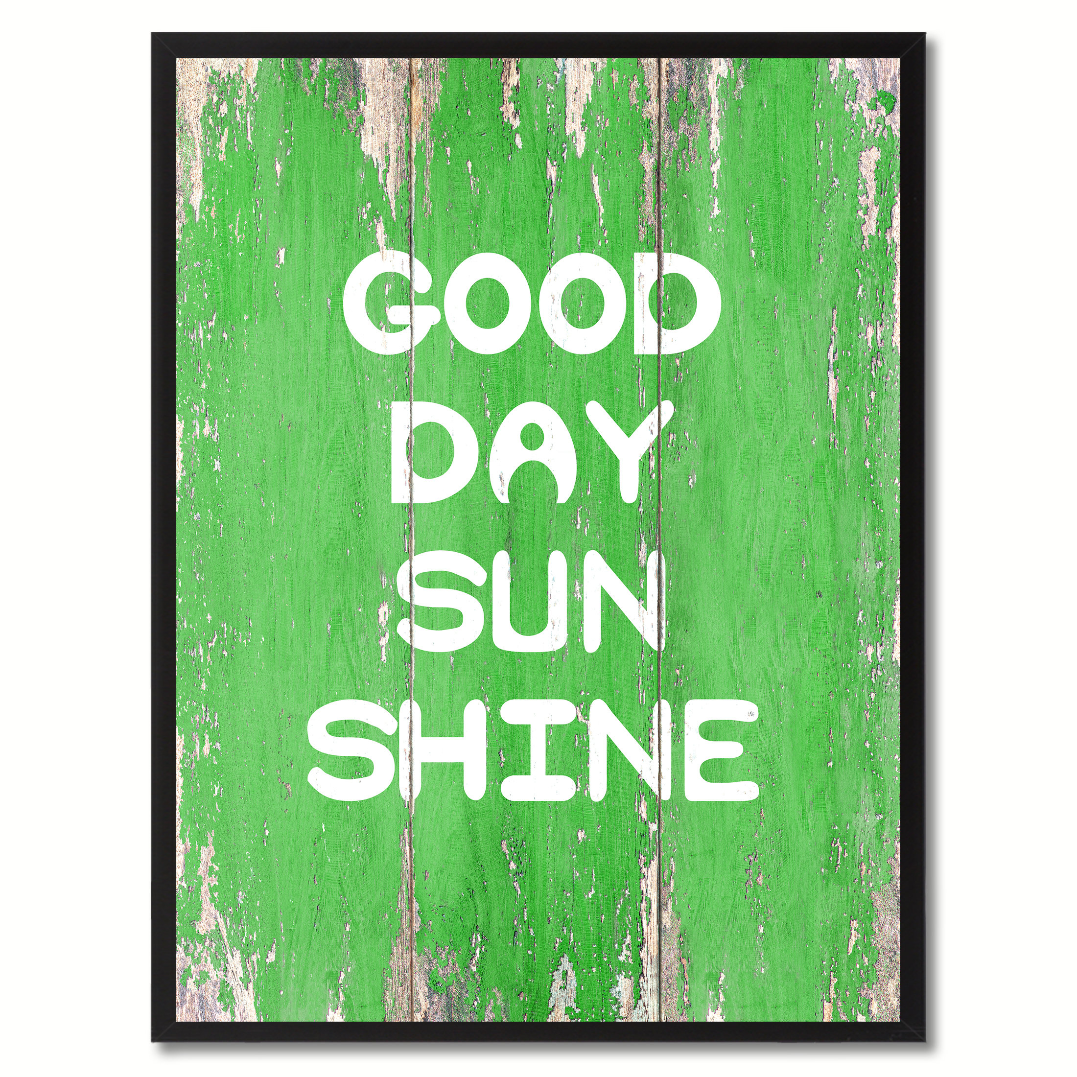 Trinx Good Day Sun Shine Inspirational, Canvas, Picture Frame, 22X29 ...