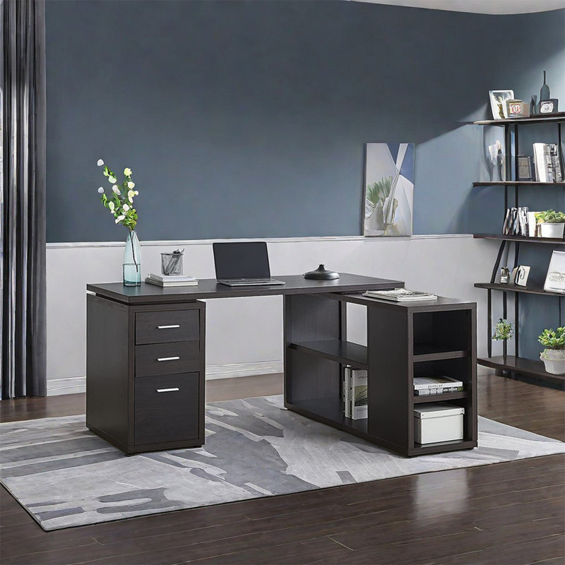 Hokku Designs Tarnell 60'' W L-Shaped Computer Desk | Wayfair