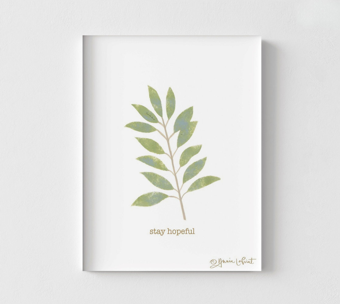 WeFrameArt Stay Hopeful, Framed Isaiah 40:¬?31 Print, Framed Isaiah ...