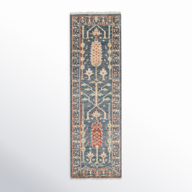Birch Lane™ Brandonville Performance Hand Knotted Wool Oriental Rug ...
