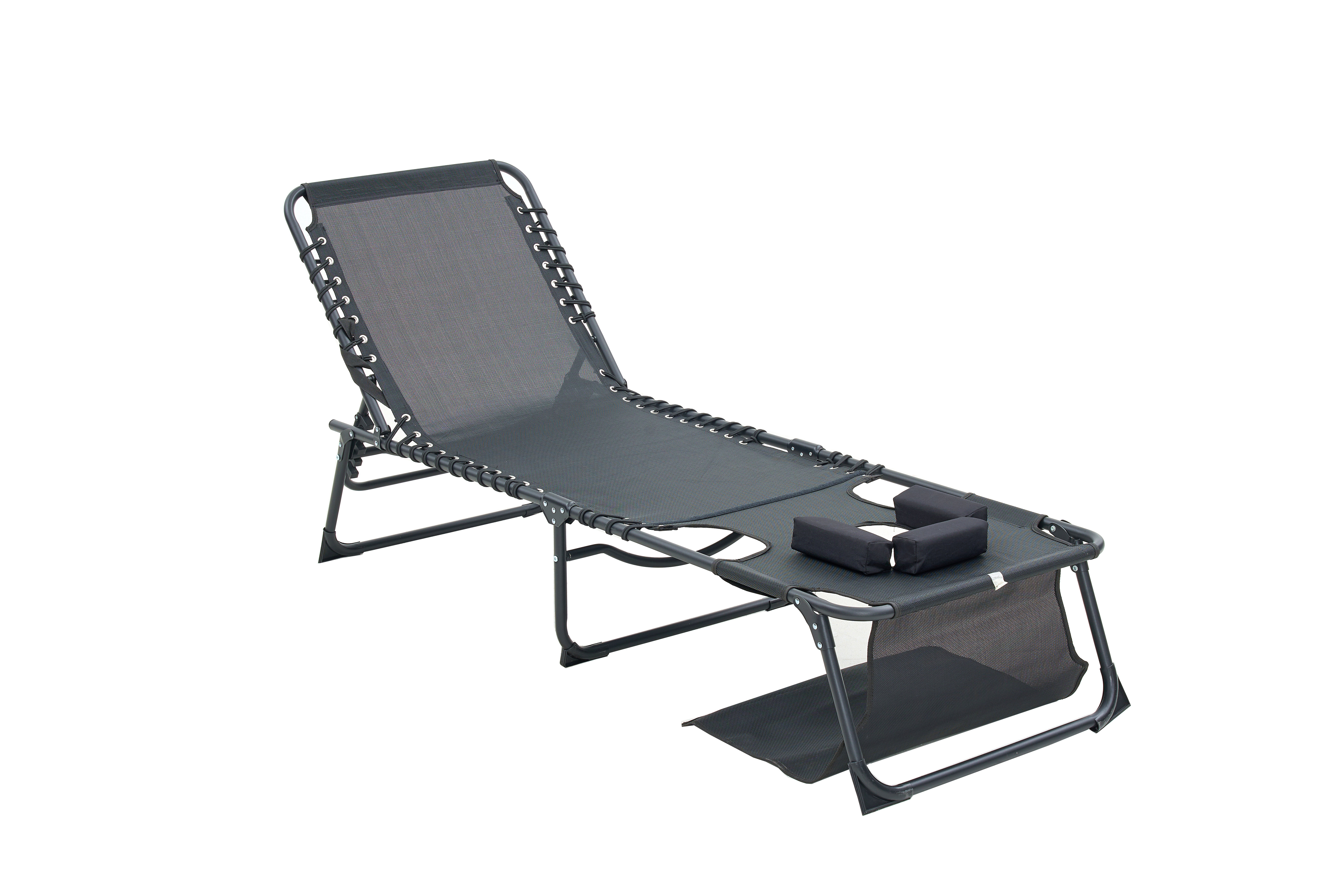 Arlmont & Co. 2Pcs Face Down Chaise Lounge Chair 5-Position Adjustable ...