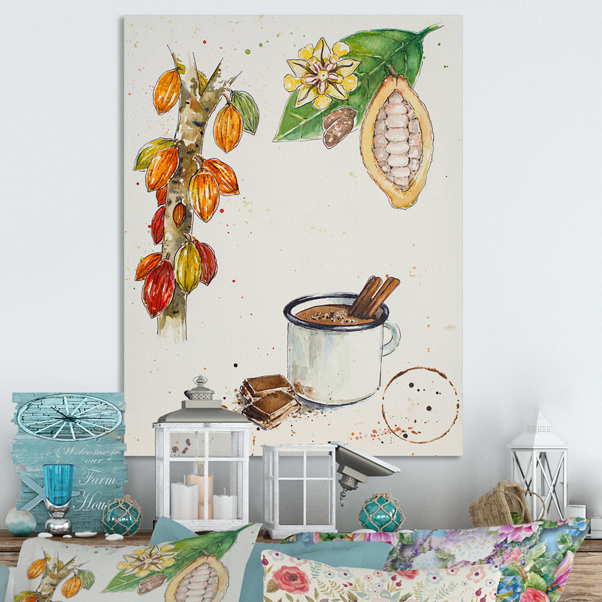August Grove Set of Cacao Sketches - Painting on Canvas - Wayfair Canada