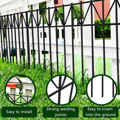 EFPerfect 15'' H x 24'' W Animal Anti-digging Barrier Fence Rustproof ...