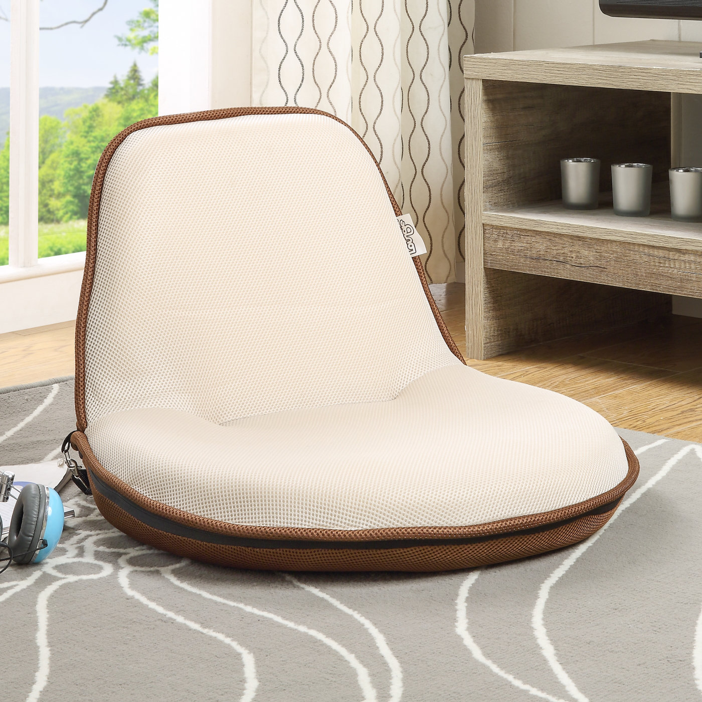 Loungie Quickchair Indoor/Outdoor Foldable Floor Chair & Reviews ...