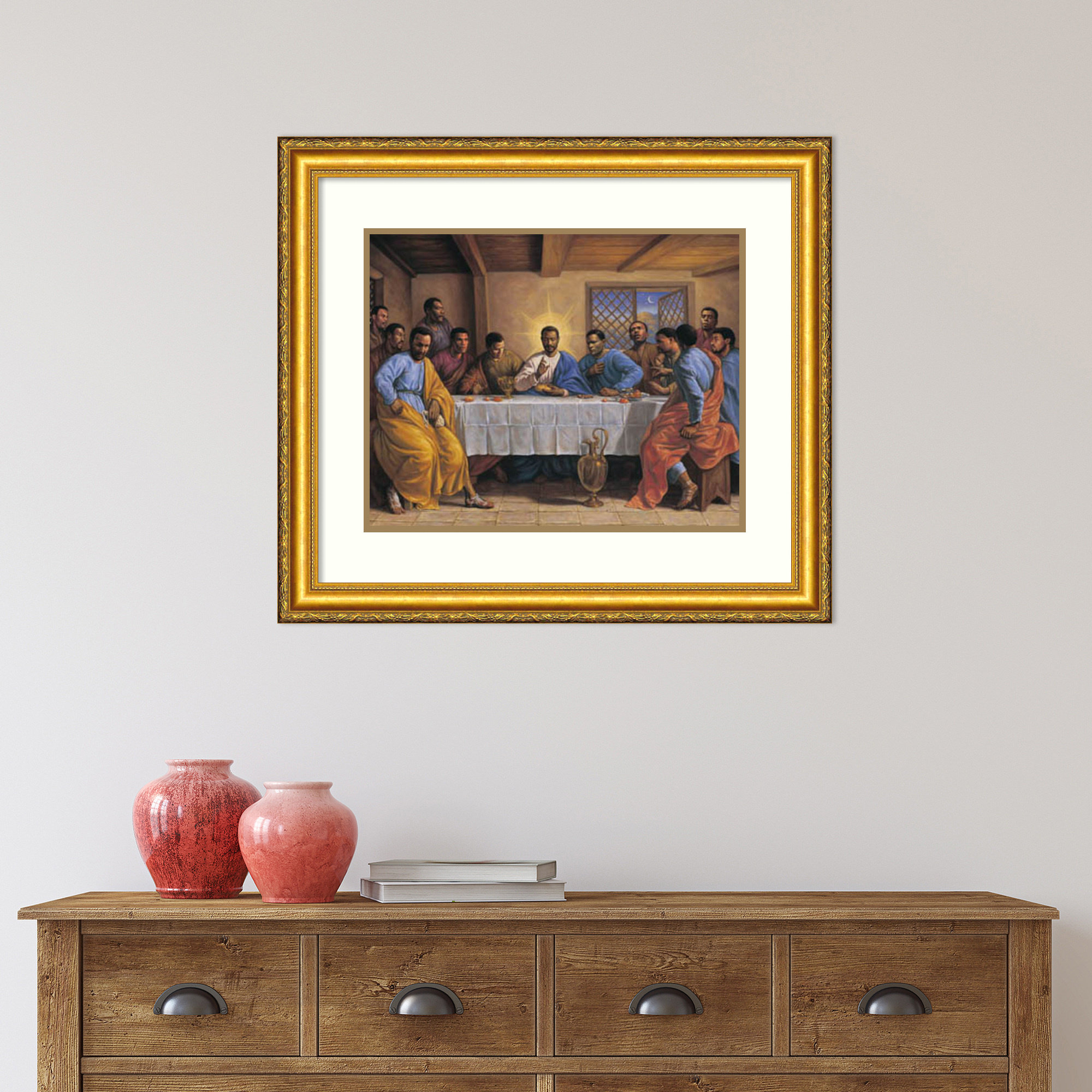 Astoria Grand 'Last Supper' - Picture Frame Print on Wood & Reviews ...