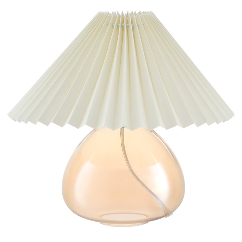 Beachcrest Home™ Carmella Glass Desk Lamp & Reviews | Wayfair