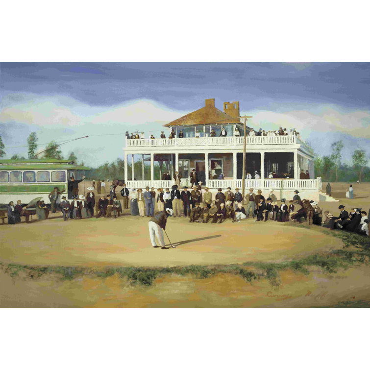 Red Barrel Studio® " On FAP Golf Outing " by Curney Nuffer Painting ...