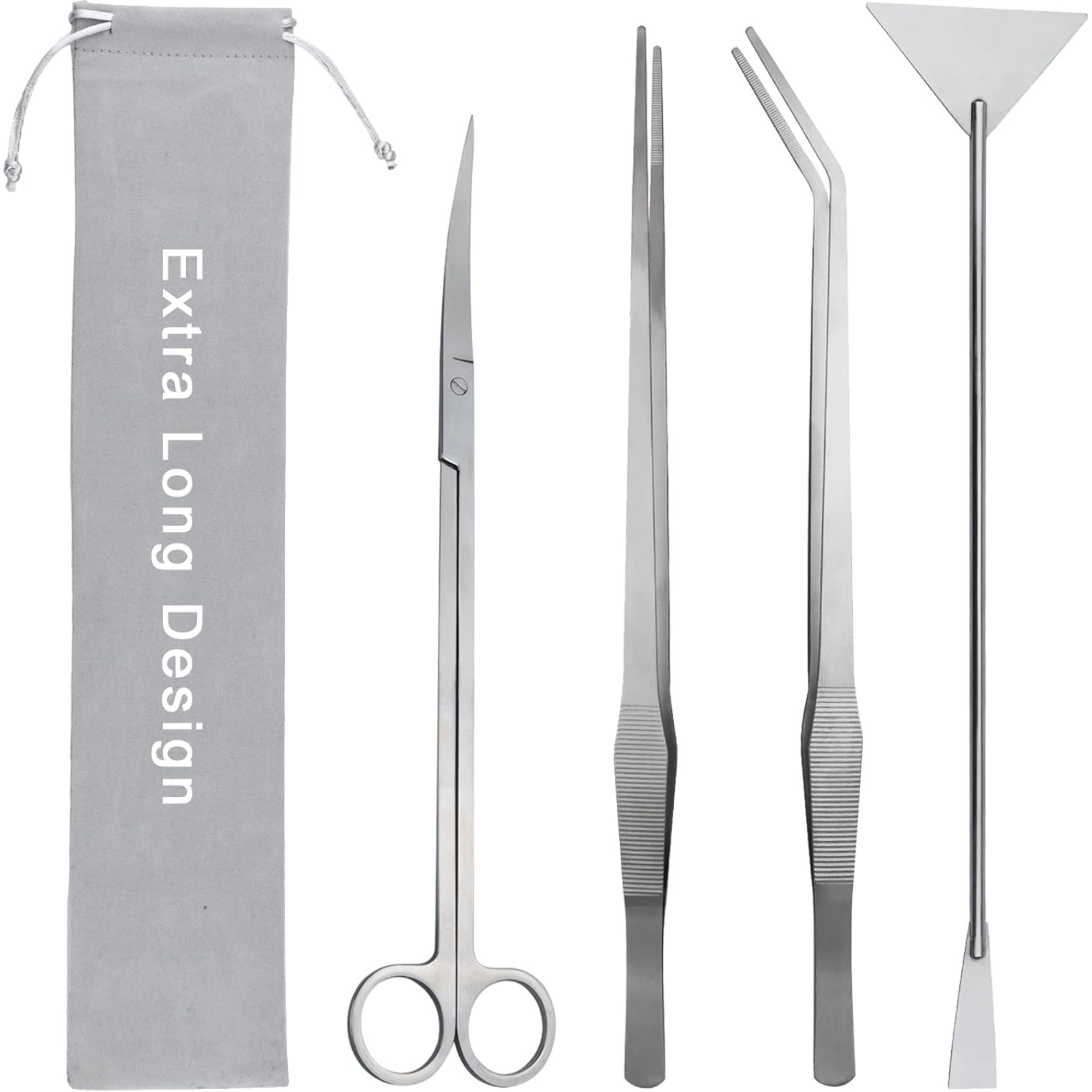 Tucker Murphy Pet™ Aquarium Aquascape Tools Kit, Long 15 Inch Stainless ...