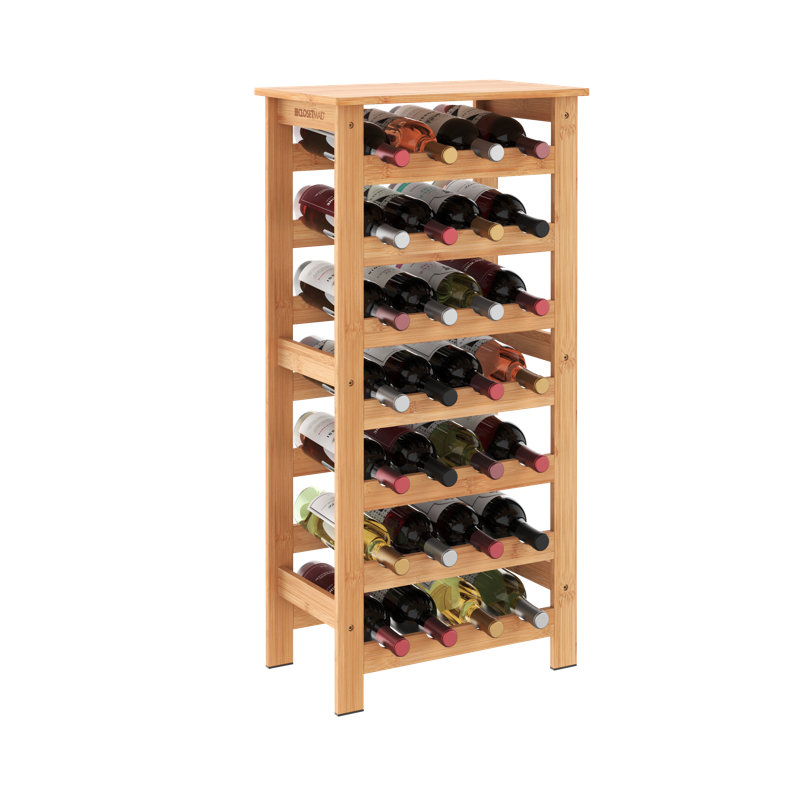 ClosetMaid Bamboo 28 Bottle Wine Rack & Reviews | Wayfair