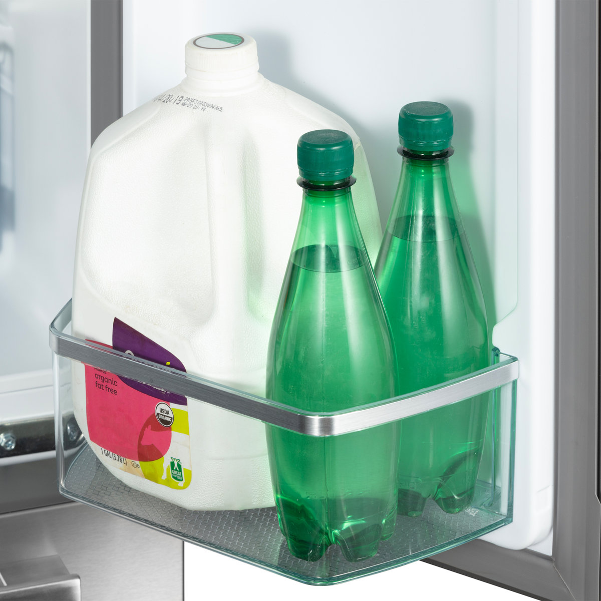 Cosmo 30 in. 17.5 cu. ft. Counter Depth 3-Door French Door Refrigerator ...