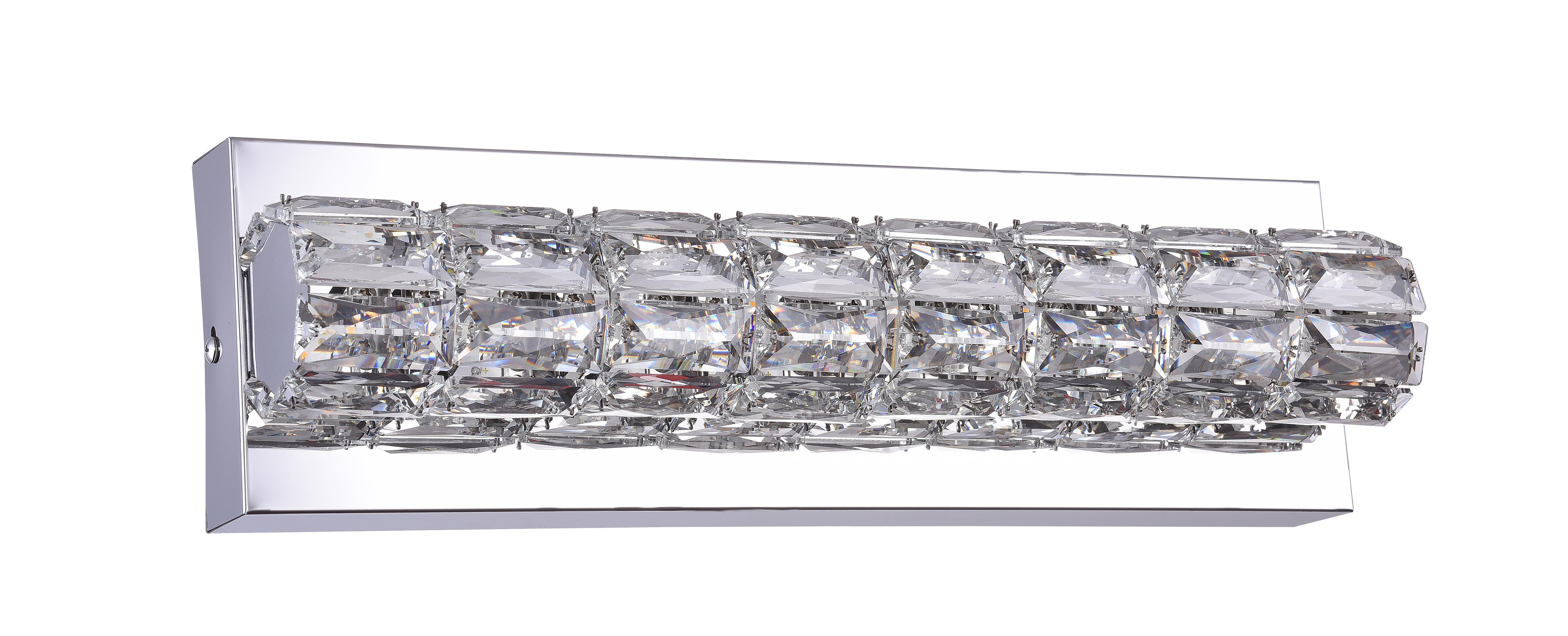 Everly Quinn Glinda 8-Light LED Crystal Wall Sconce | Wayfair