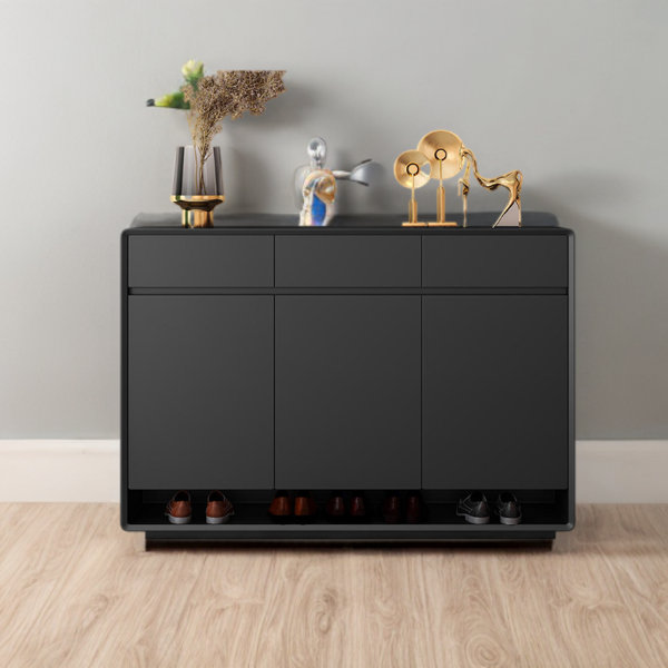 LORENZO Locker Shoes Cabinet Luxury Style Entrance Cabinet 30 Pair Shoe ...